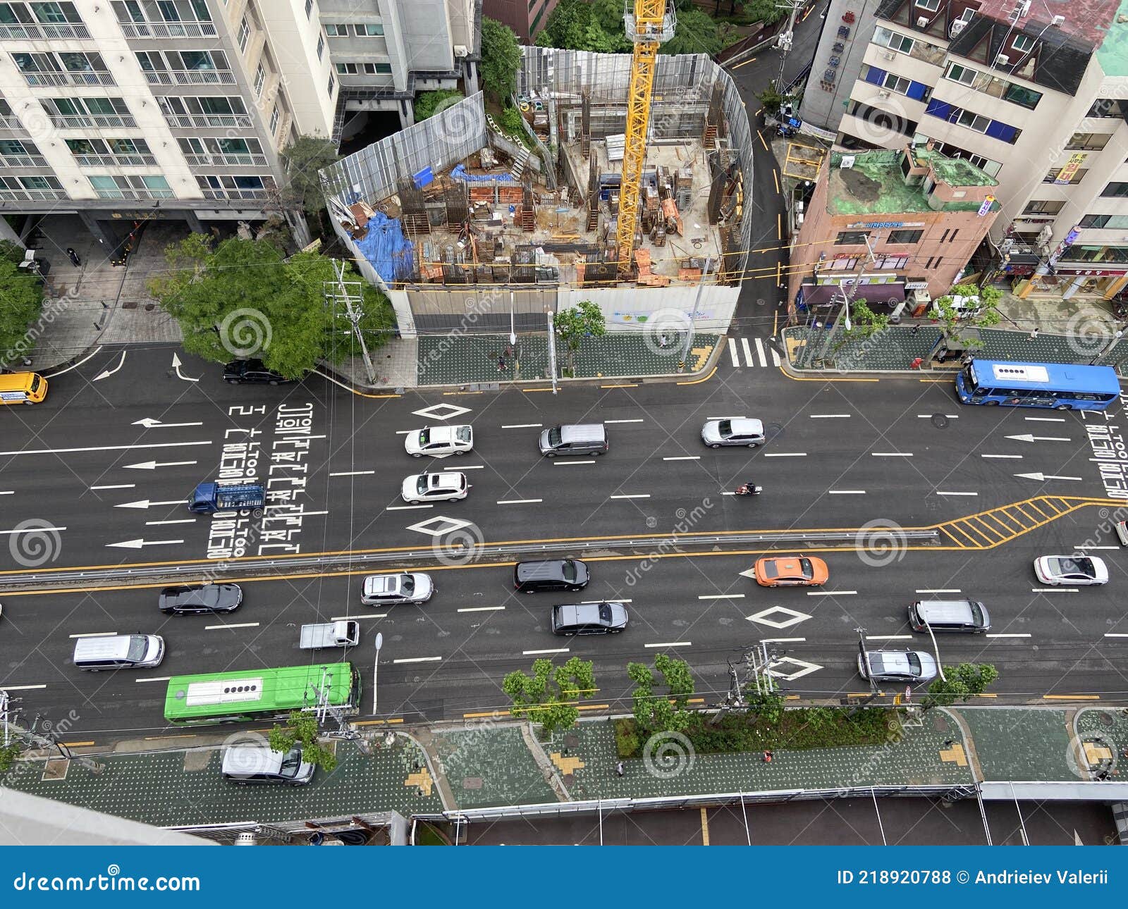 Korean road editorial stock photo. Image of korean, infrastructure ...