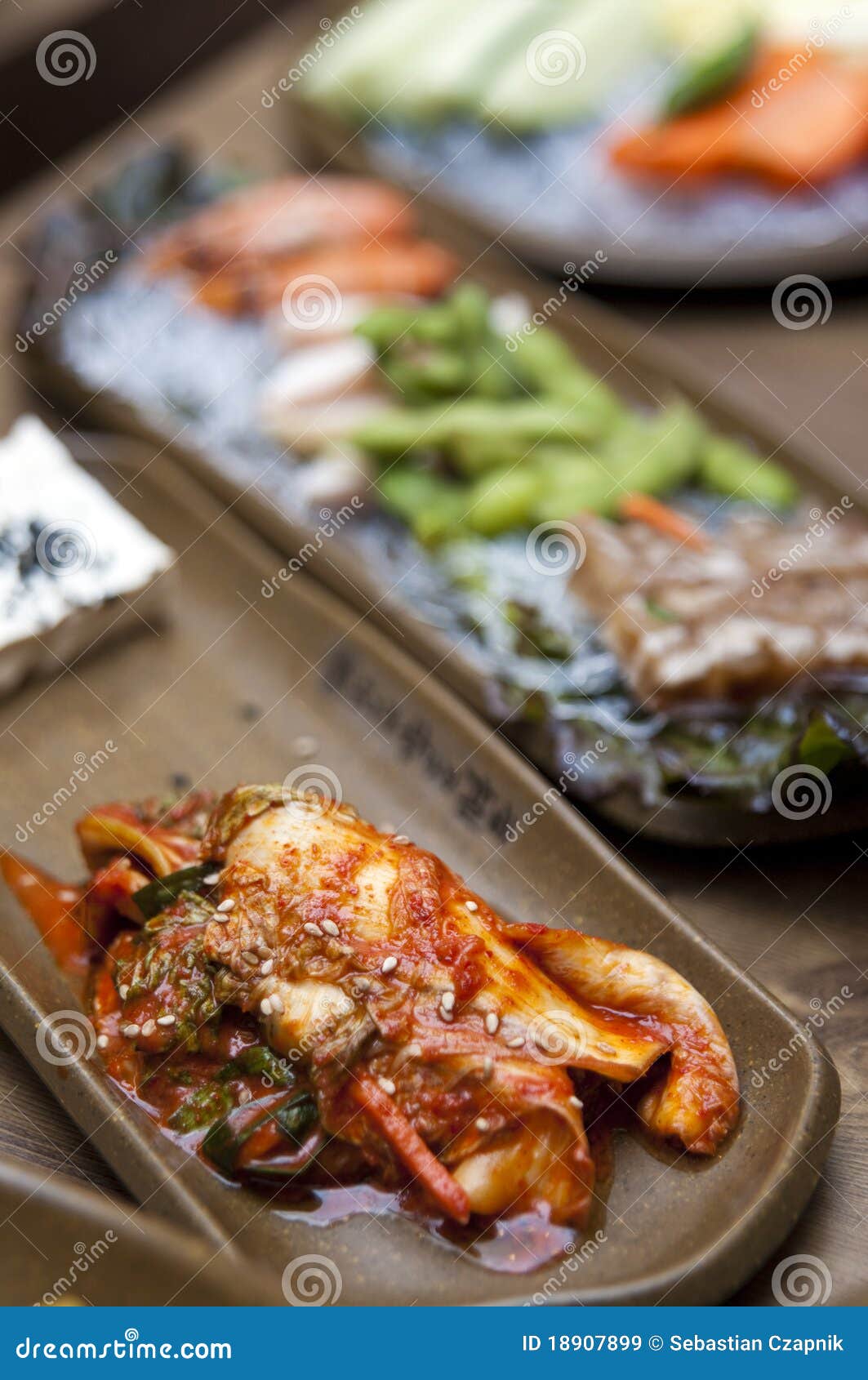 Korean Table Setting - Kimchi Stock Image - Image of dinner, kimchee ...