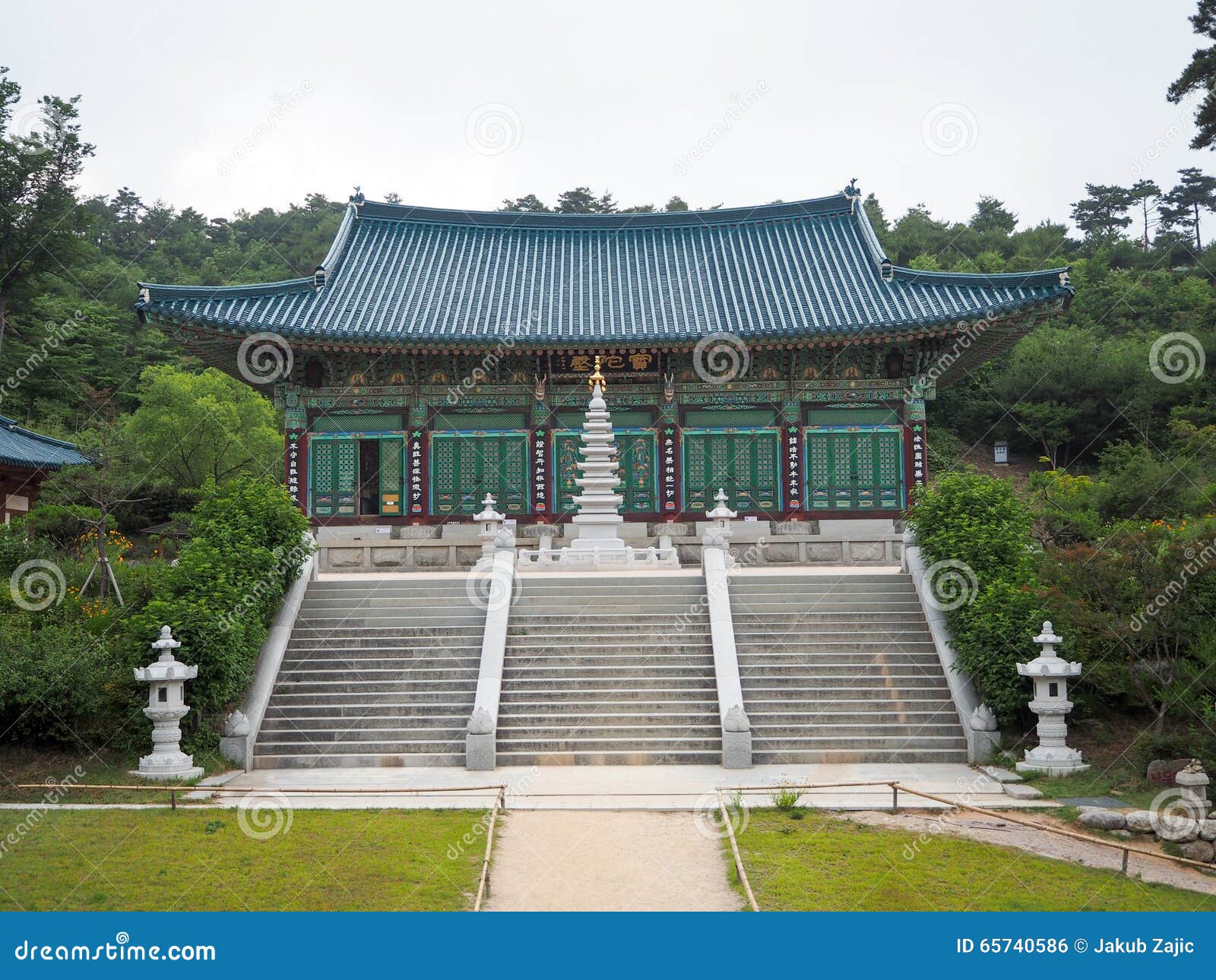 Korean Temple Pattern Royalty-Free Stock Photo | CartoonDealer.com ...