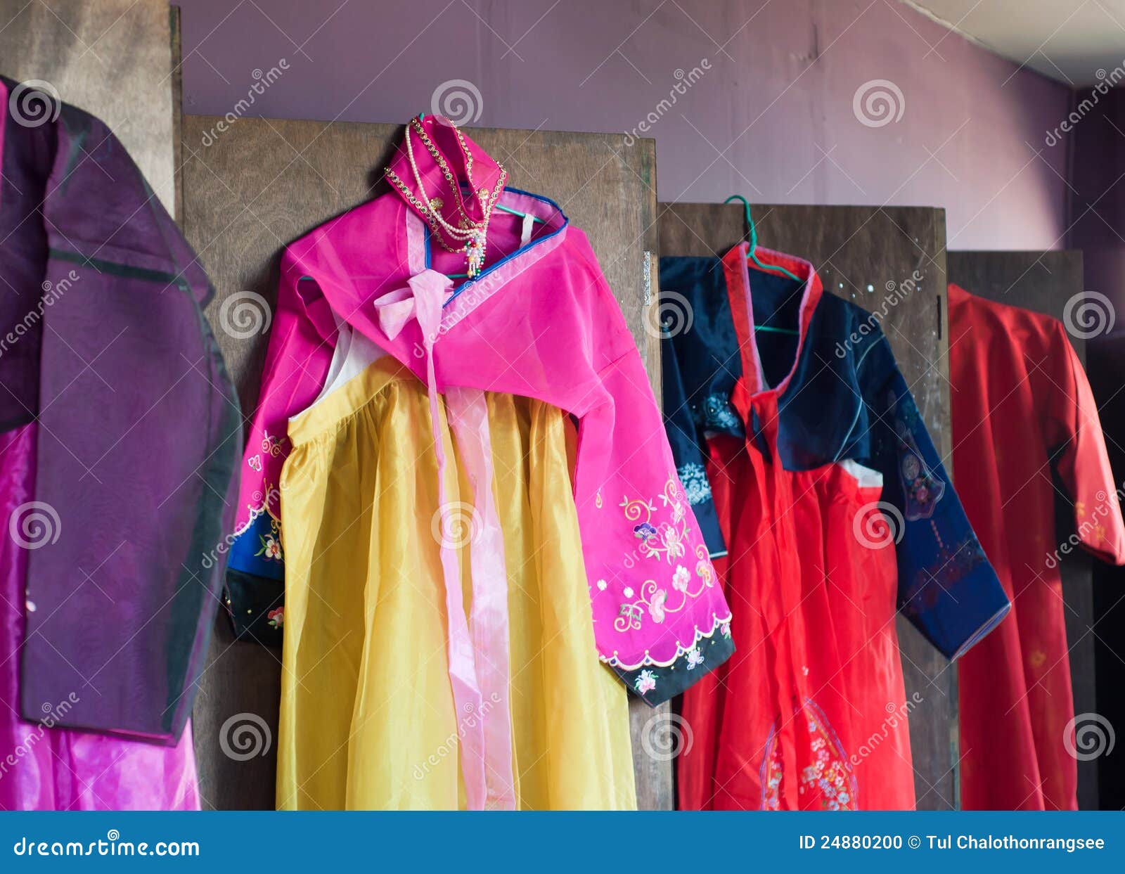 Korean traditional clothes stock photo. Image of chinese - 24880200