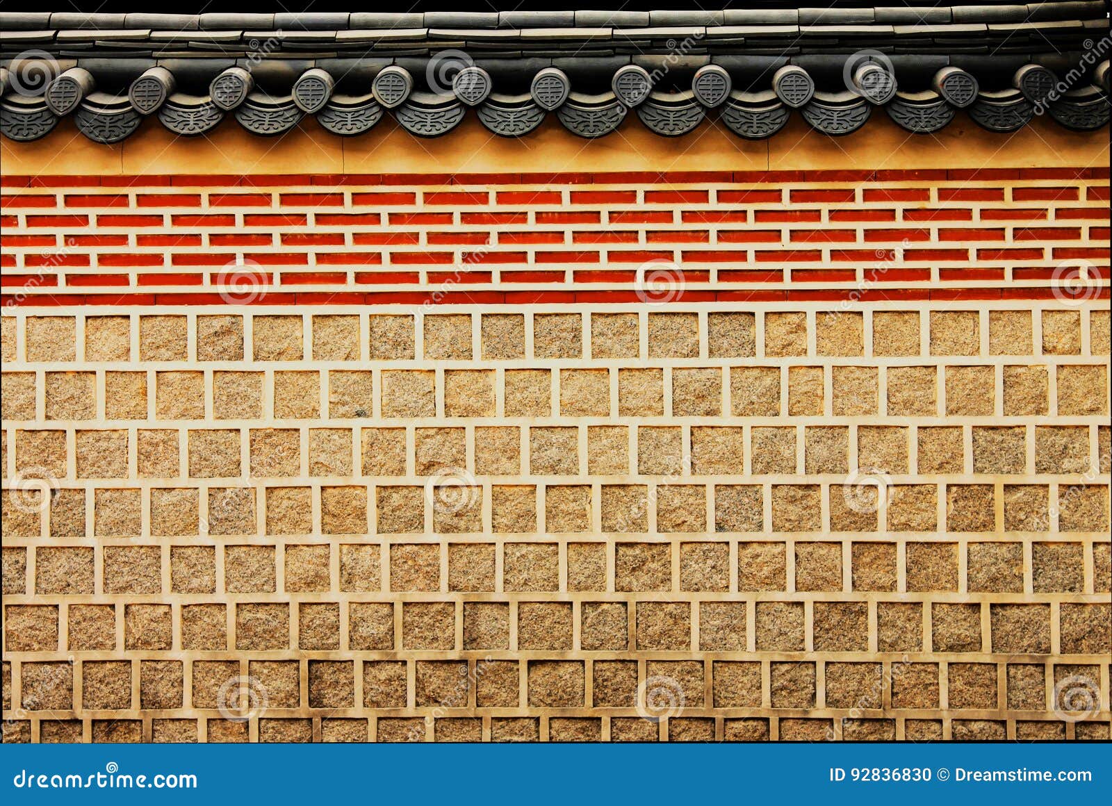 Korean Wall Stock Image | CartoonDealer.com #32076805