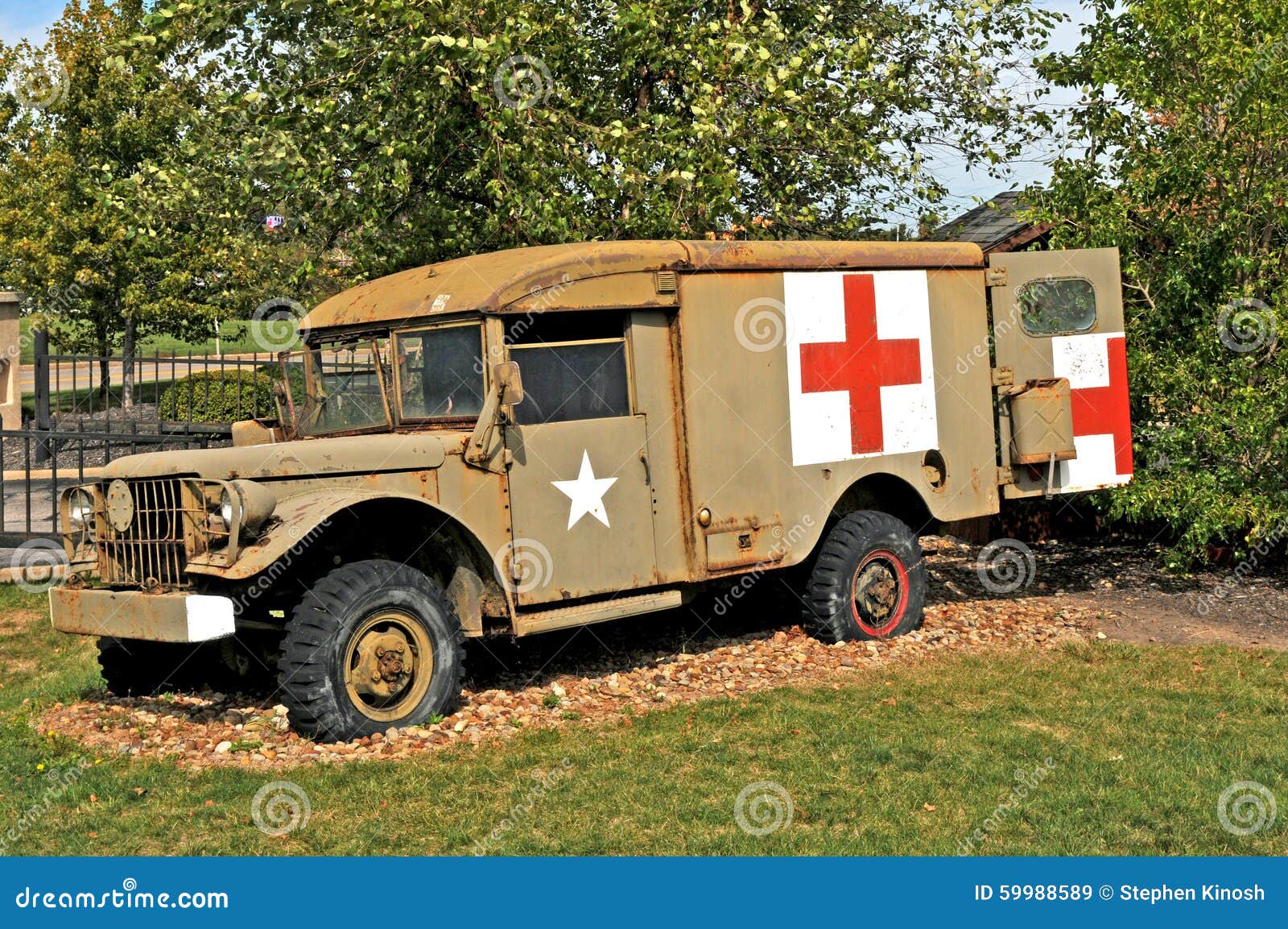 Korean War Military Ambulance Stock Image - Image of nurse, drab: 59988589