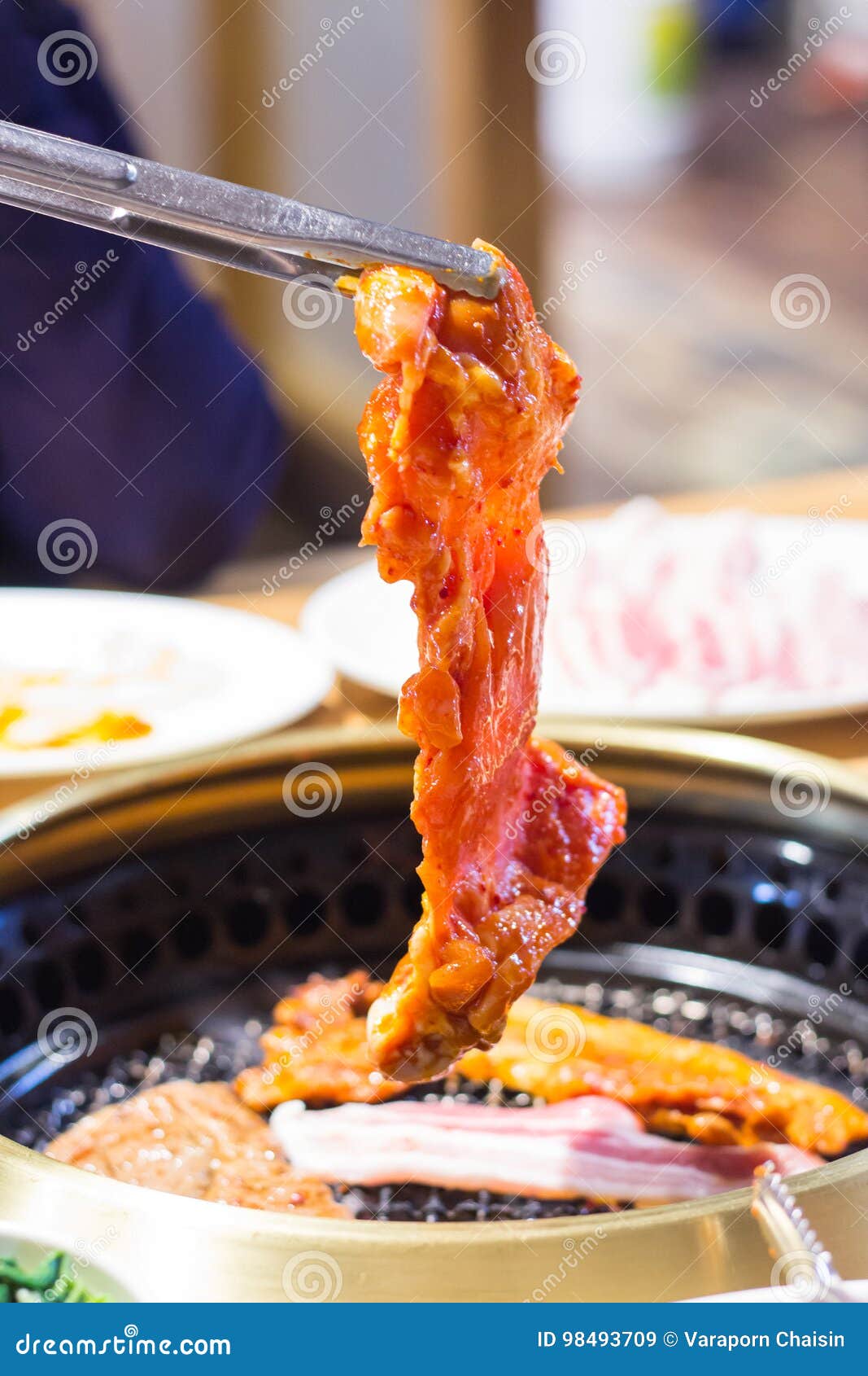 Koreansk mat fotografering för bildbyråer. Bild av brännskada - 98493709