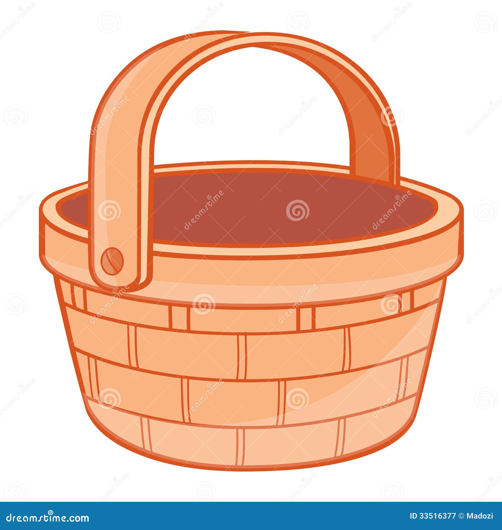 Korg isolerad illustration vektor illustrationer. Illustration av ...