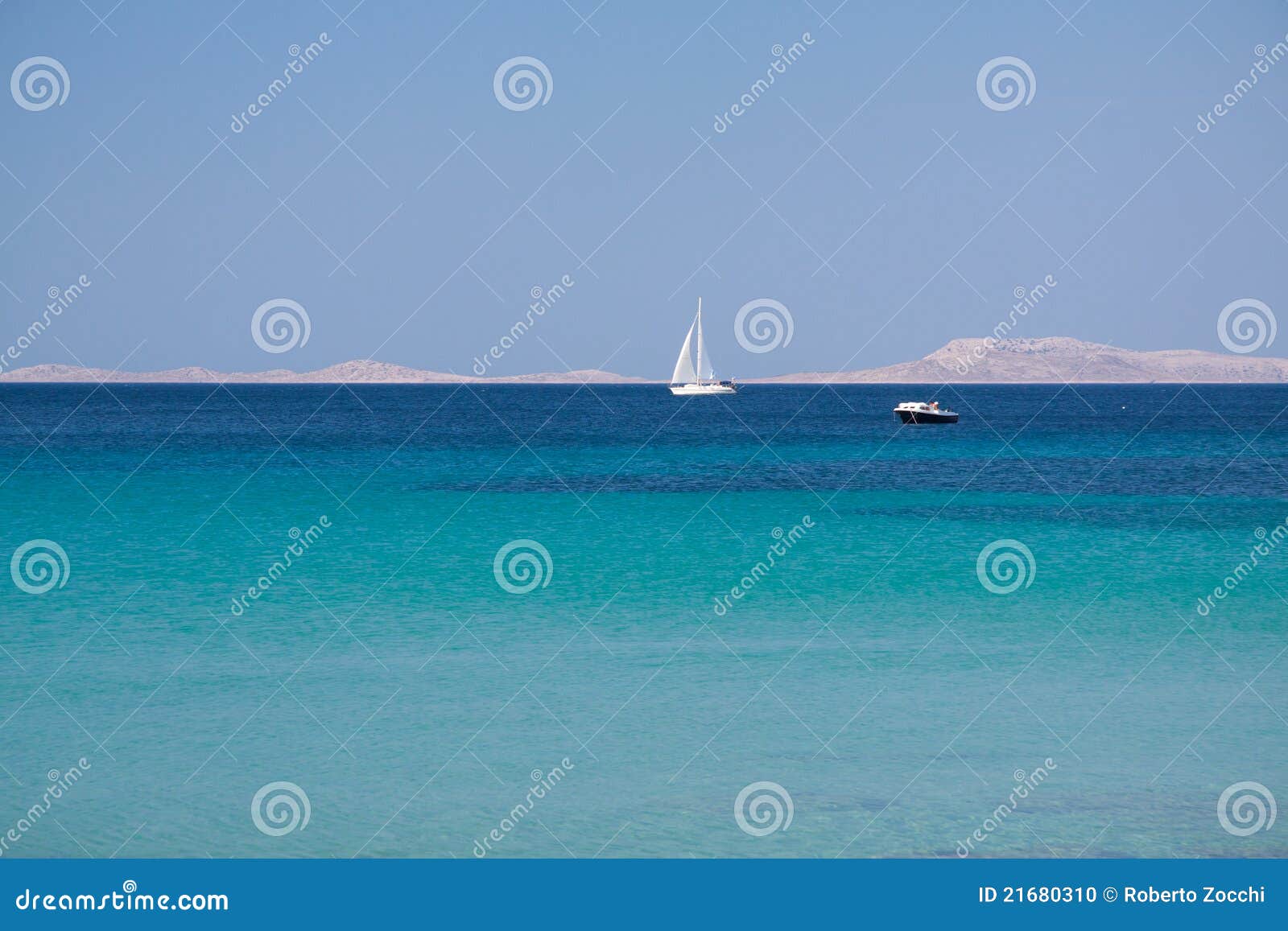 Kornati islands stock photo. Image of wave, summer, adriatic - 21680310