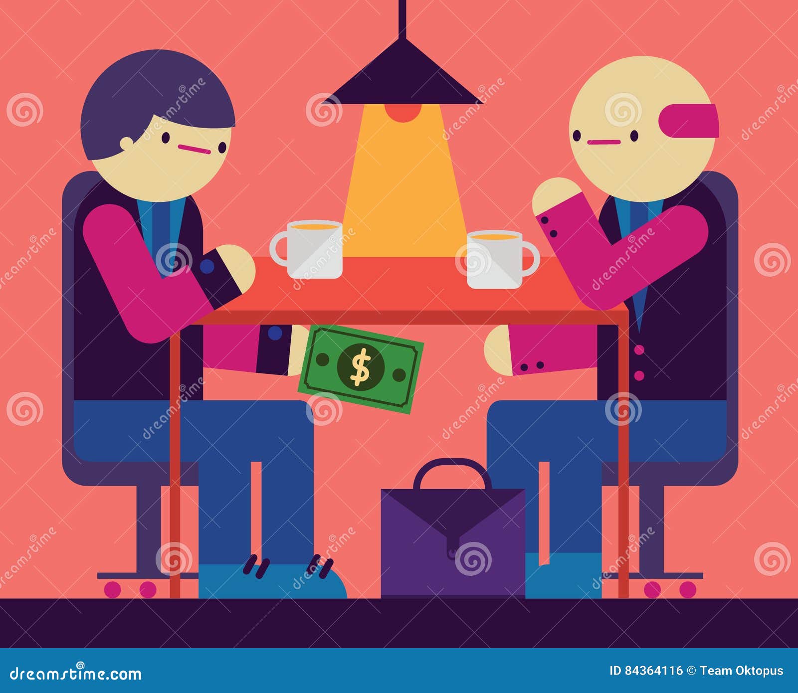 Korruption vektor abbildung. Illustration von geschäft - 84364116