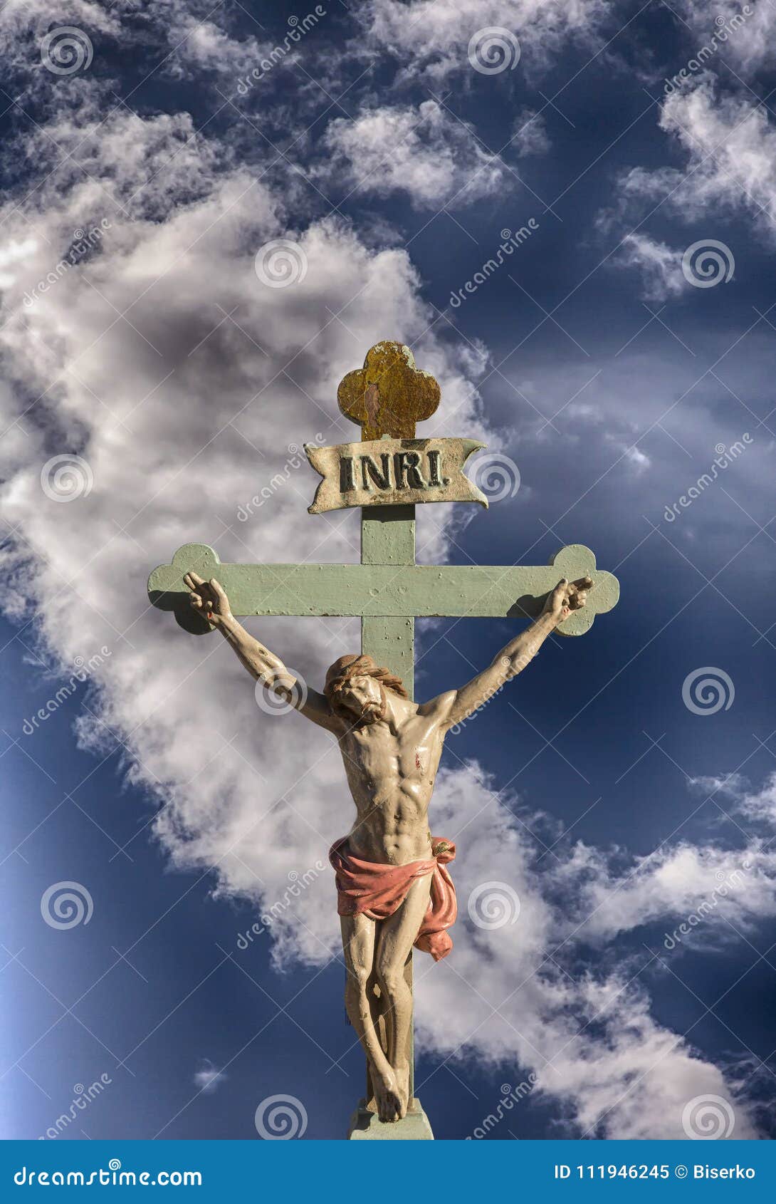 Kors jesus fotografering för bildbyråer. Bild av kristen - 111946245