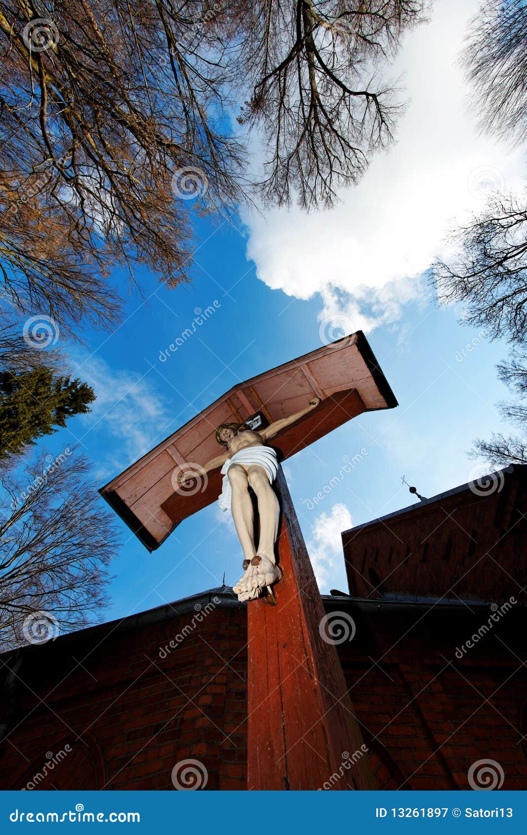 Kors jesus fotografering för bildbyråer. Bild av natur - 13261897