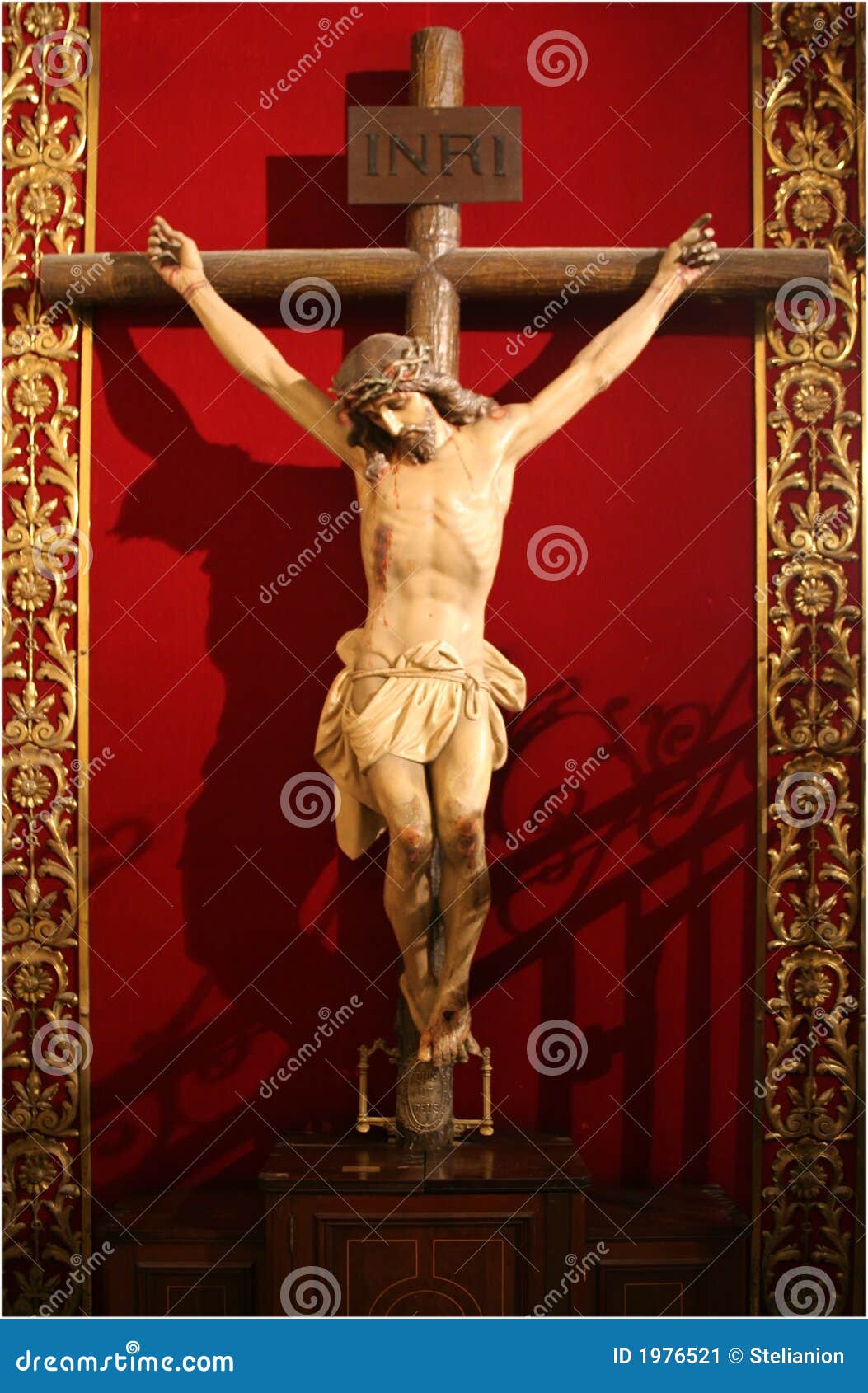 Kors jesus fotografering för bildbyråer. Bild av dyrkan - 1976521