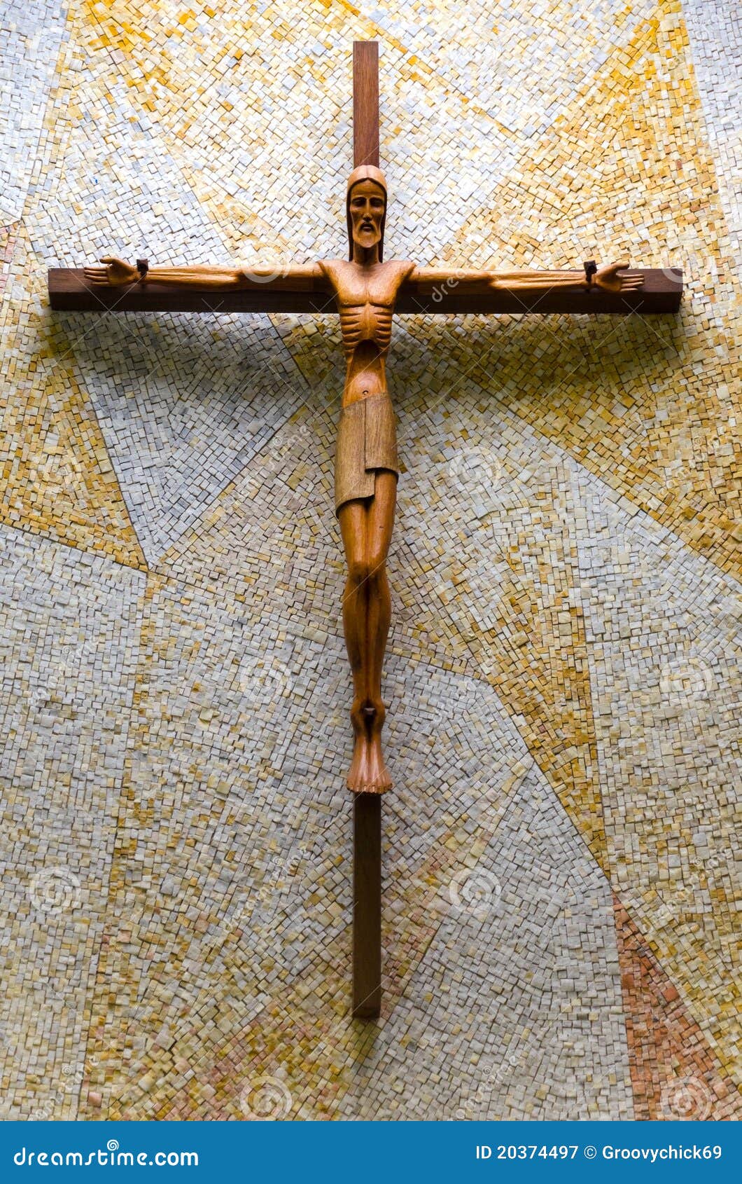 Kors jesus fotografering för bildbyråer. Bild av kyrka - 20374497