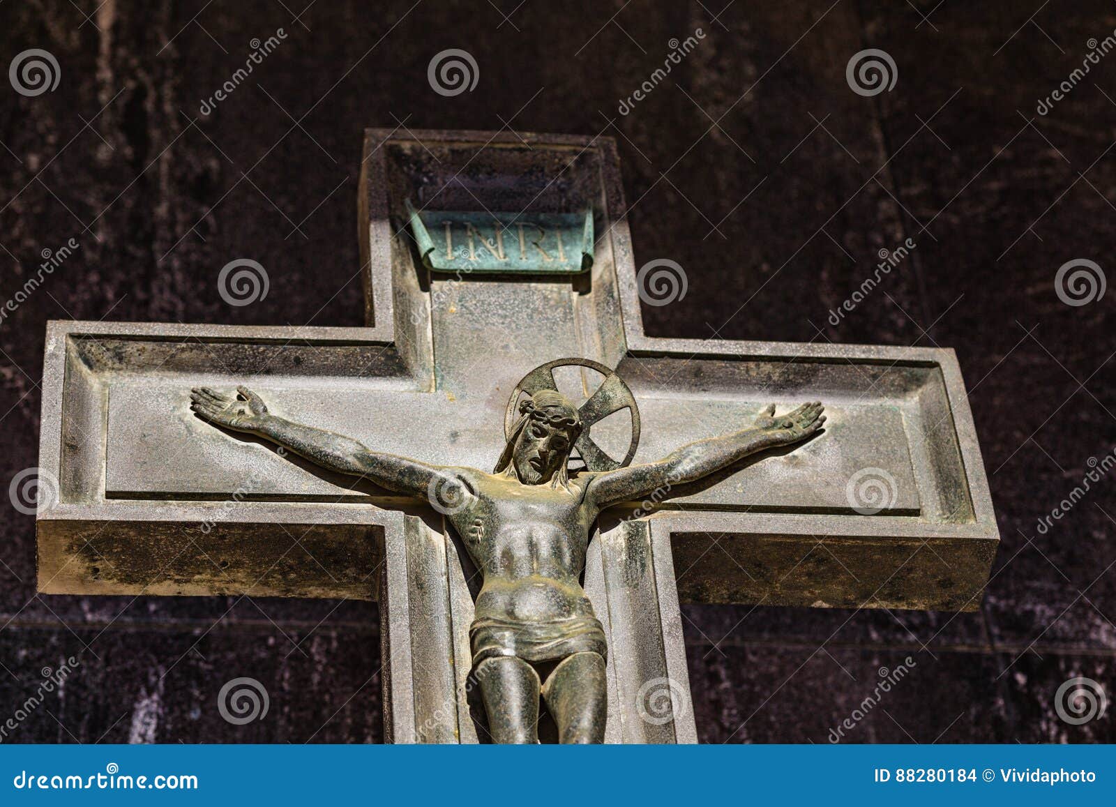 Kors Med Att Lida Jesus Christ Arkivfoto - Bild av religion, bibel ...