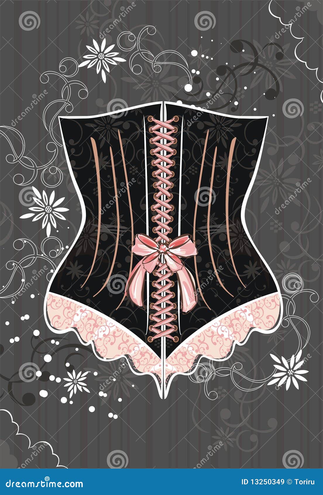 Korset vector illustratie. Illustration of gepast, kleding - 13250349