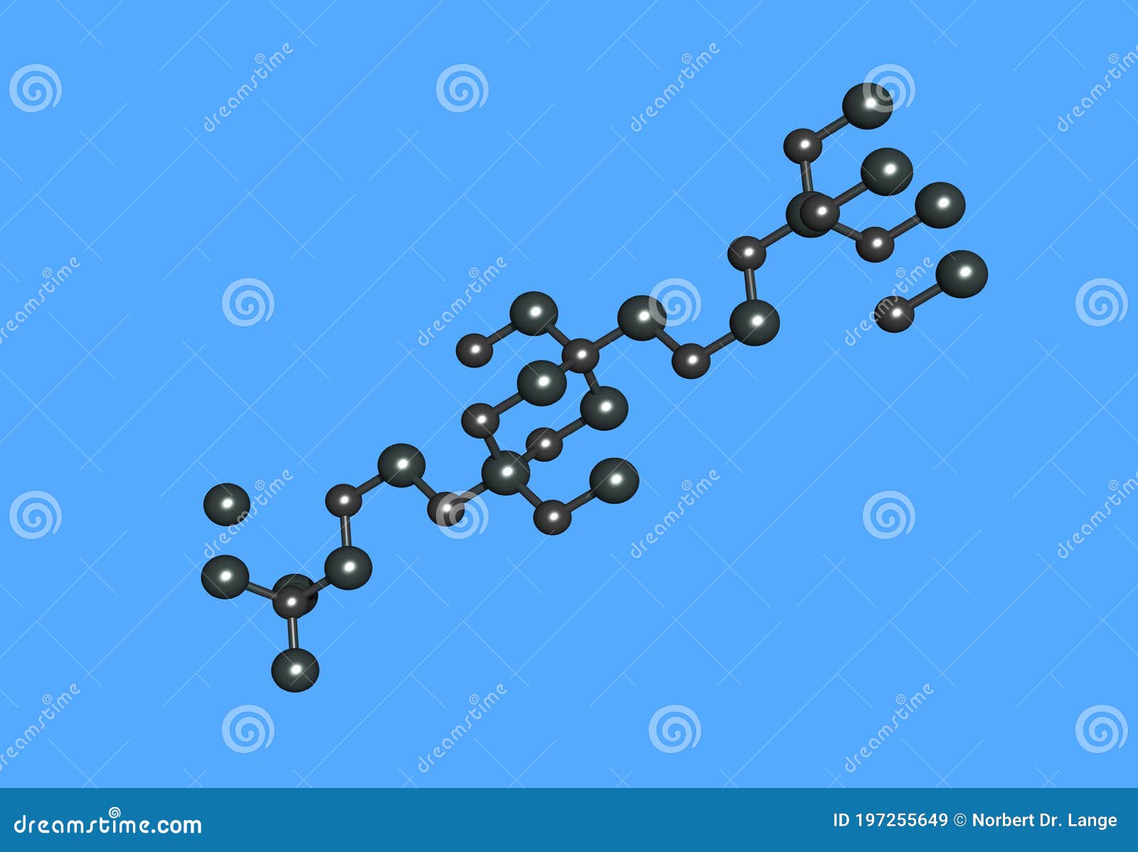 Korund molecular model stock illustration. Illustration of model ...