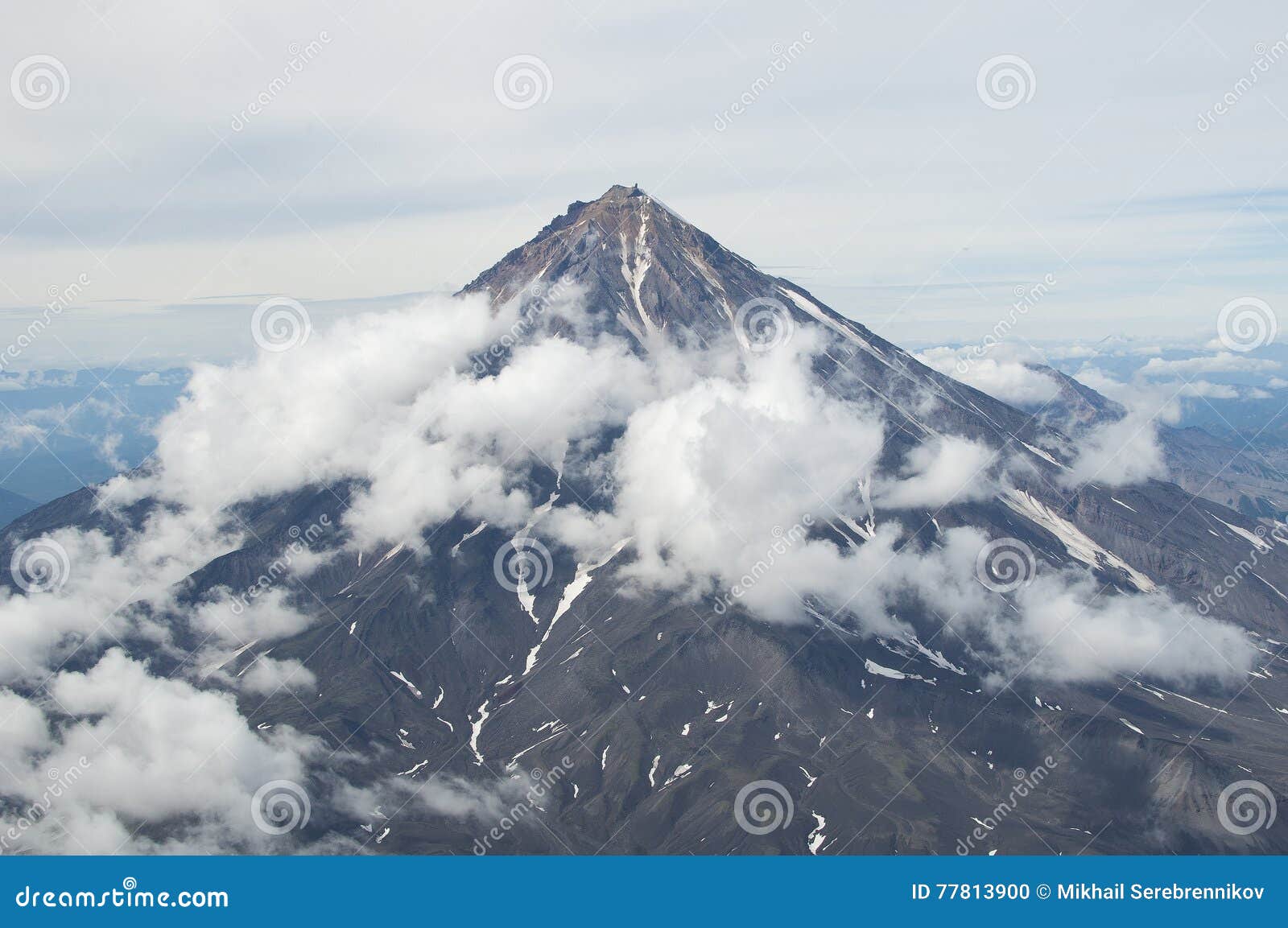 Koryak volcano stock photo. Image of volcano, tourism - 77813900