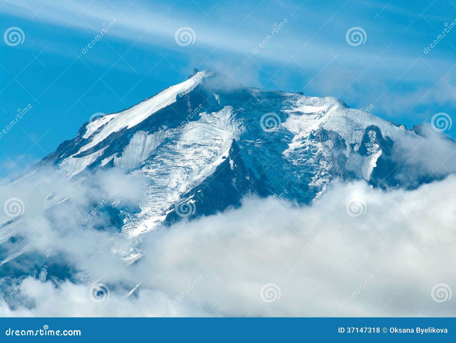 Koryaksky Volcano on the Kamchatka, Russia. Stock Photo - Image of ...