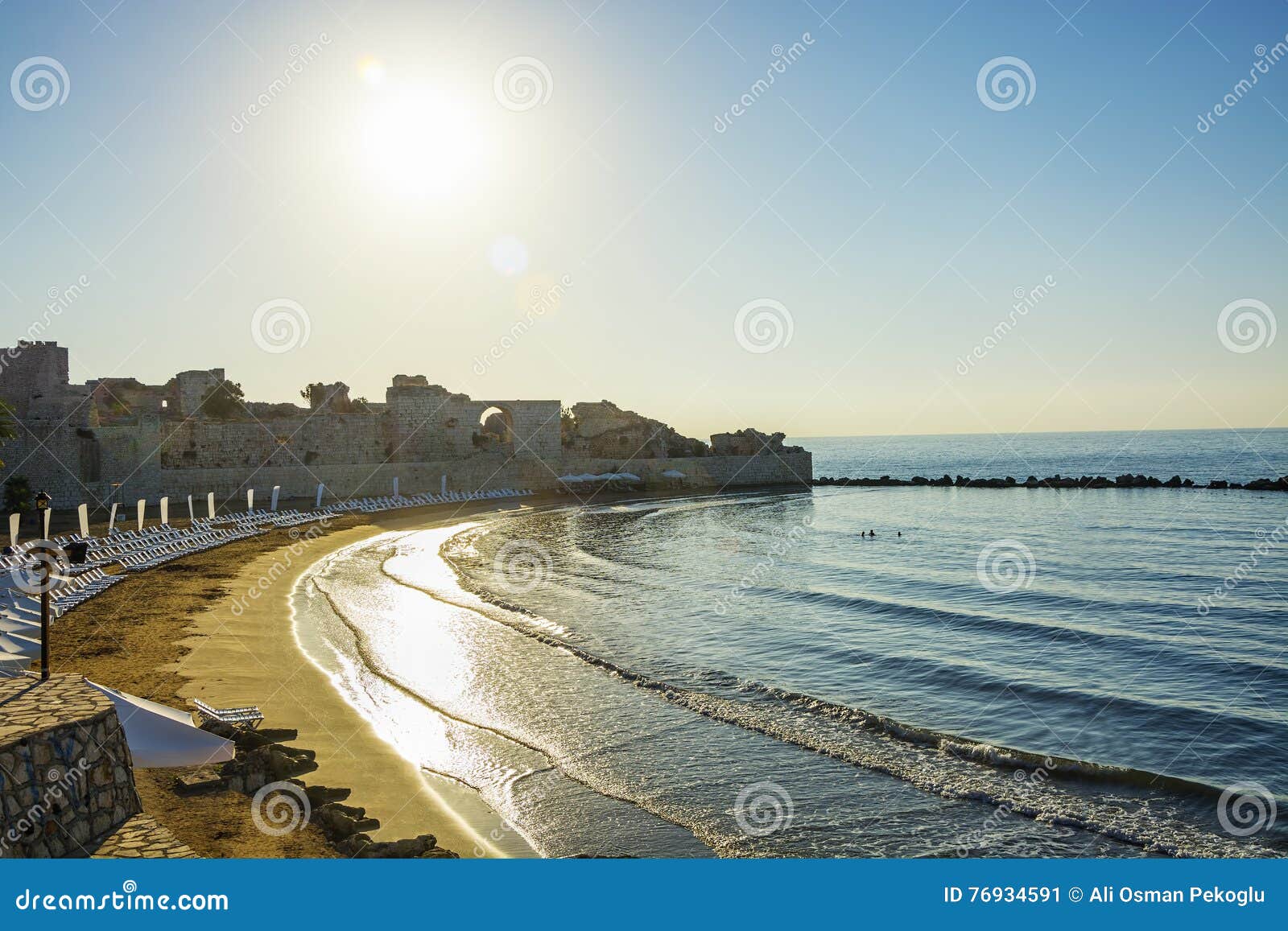 Korykos Castle Mersin,Turkey Stock Image - Image of clouds, rocks: 76934591