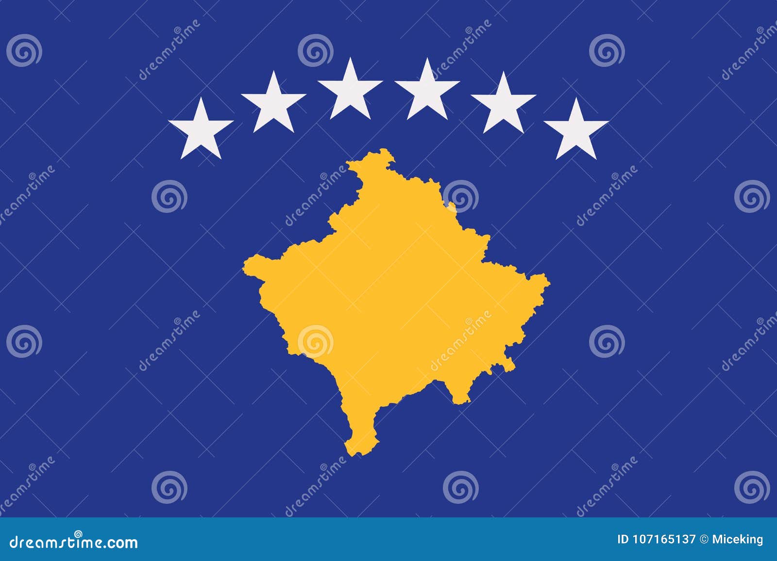 Kos flag vector stock vector. Illustration of flag, icon - 107165137