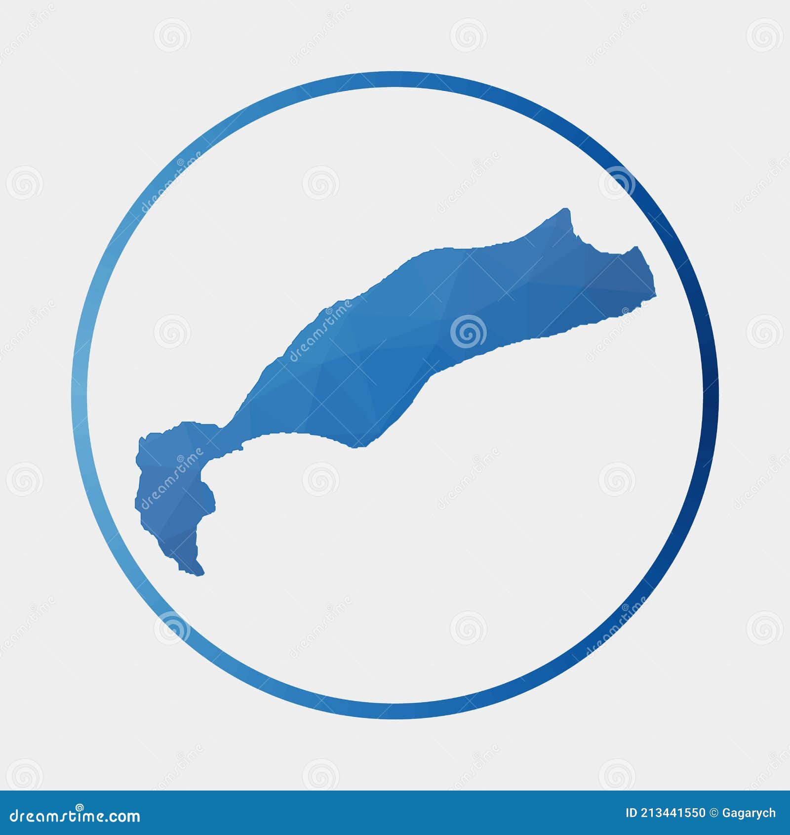 Kos icon. stock vector. Illustration of hellenic, gradient - 213441550