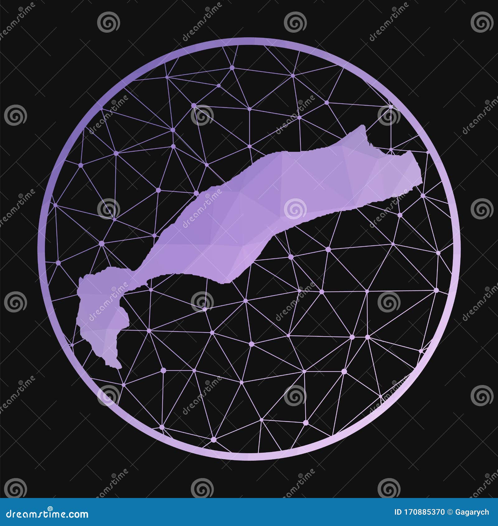 Kos icon. stock vector. Illustration of card, island - 170885370