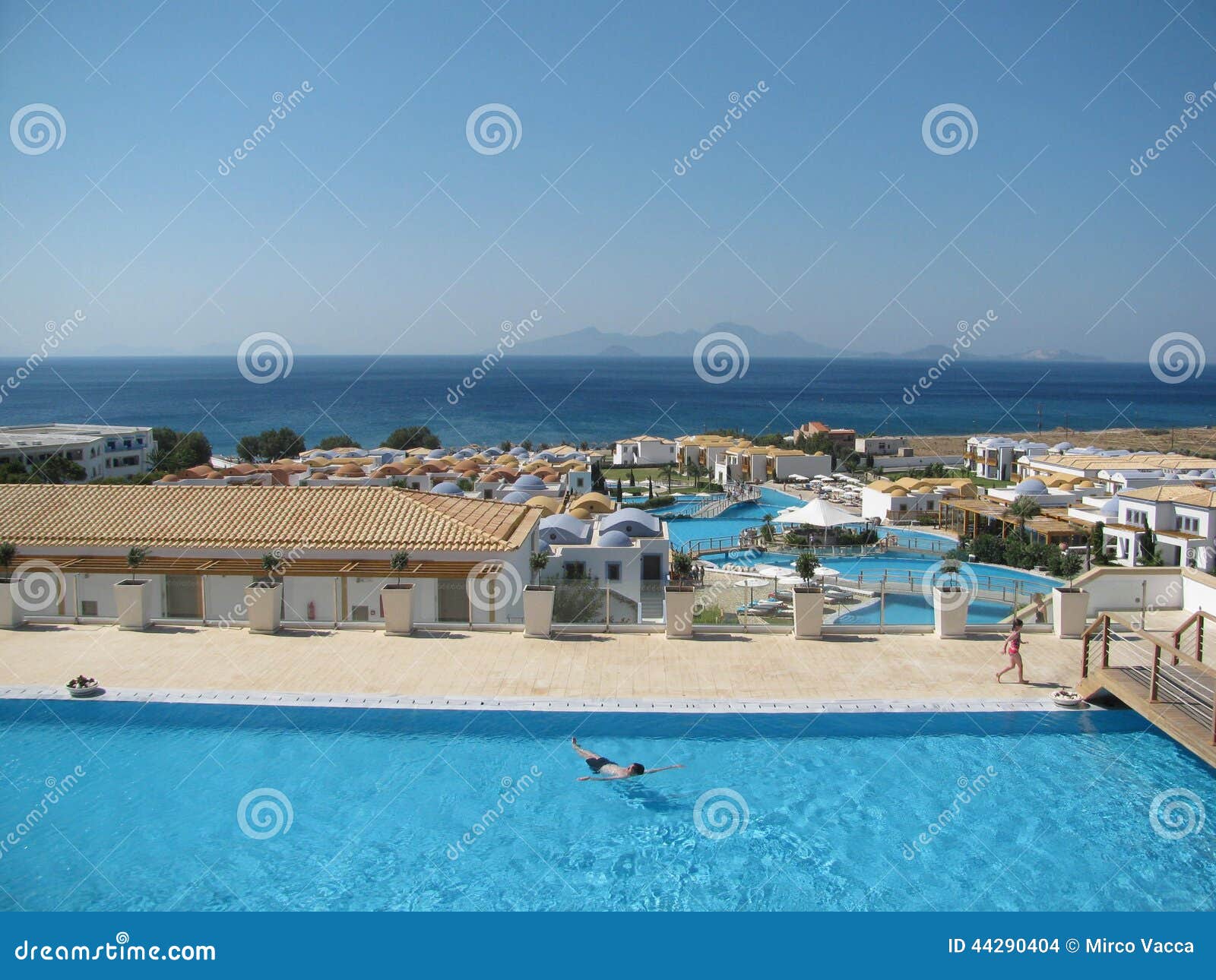 Kos resort editorial stock image. Image of horizon, leisure - 44290404