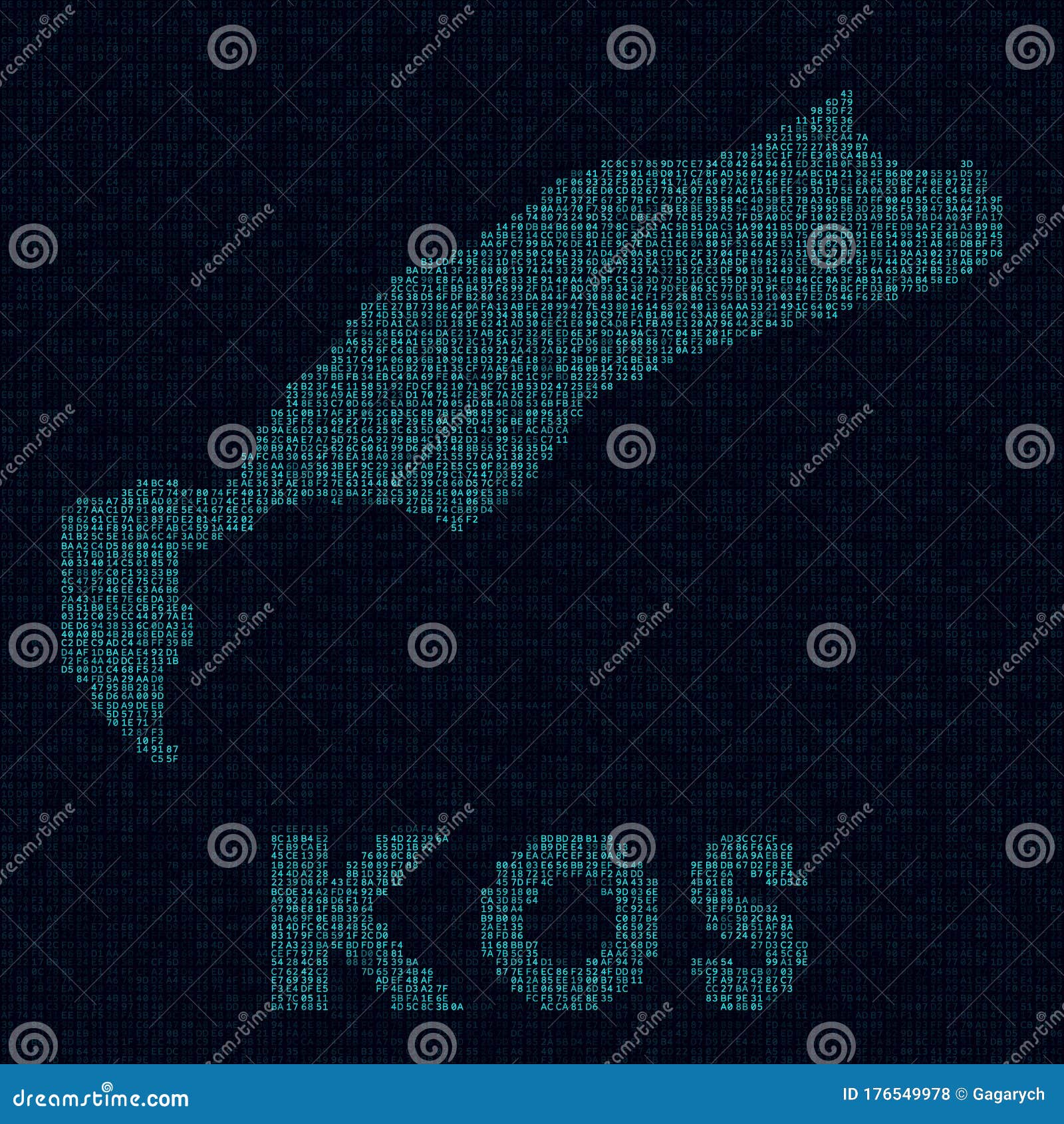 Kos tech map. stock illustration. Illustration of concept - 176549978