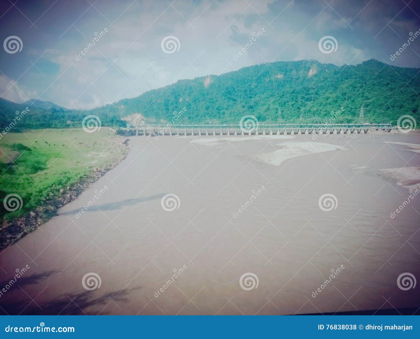 Koshi river stock photo. Image of janakpur, nepal, river - 76838038