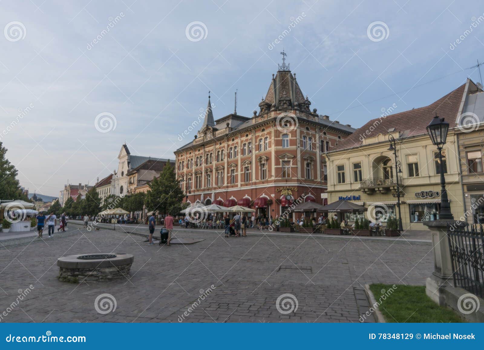 Kosice Square in Autumn Time Editorial Stock Image - Image of historic ...