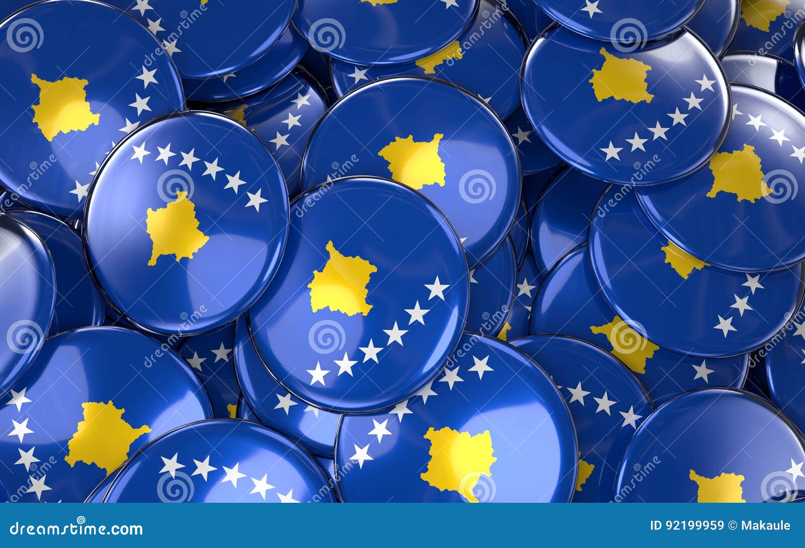 Kosovan Flag Cartoon Vector | CartoonDealer.com #4347077