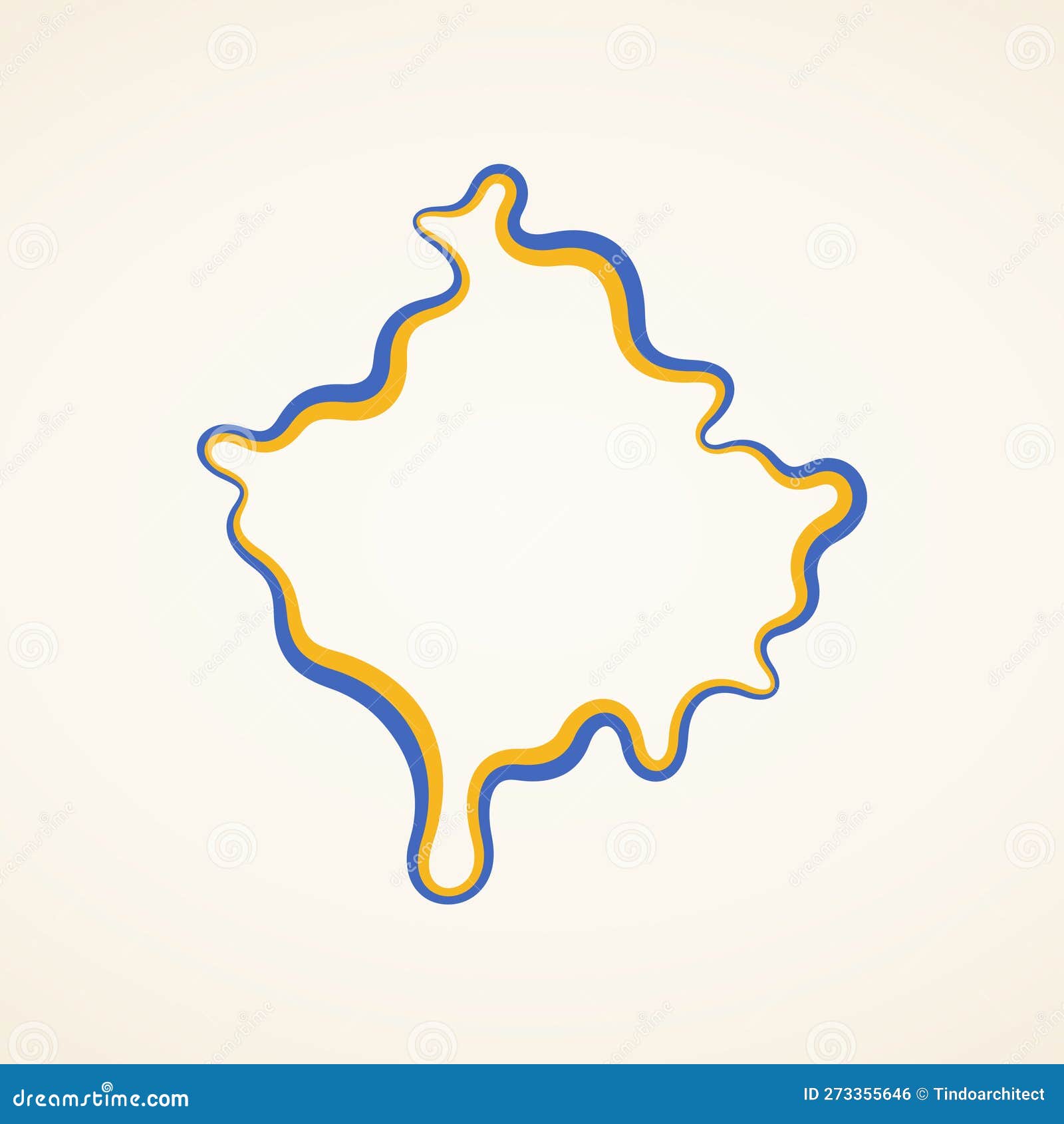 Kosovo - Outline Map Vector Illustration | CartoonDealer.com #273355646 Kosovo - Outline Map Vector Illustration | CartoonDealer.com #273355646