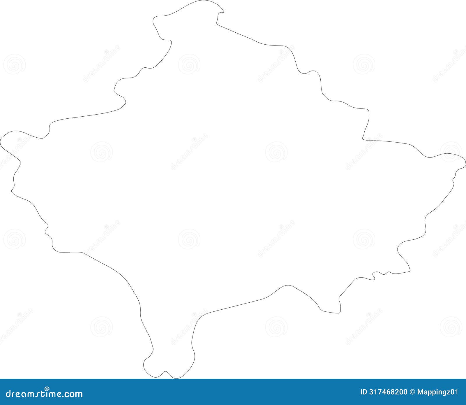 Kosovo outline map stock illustration. Illustration of territory ... Kosovo outline map stock illustration. Illustration of territory ...