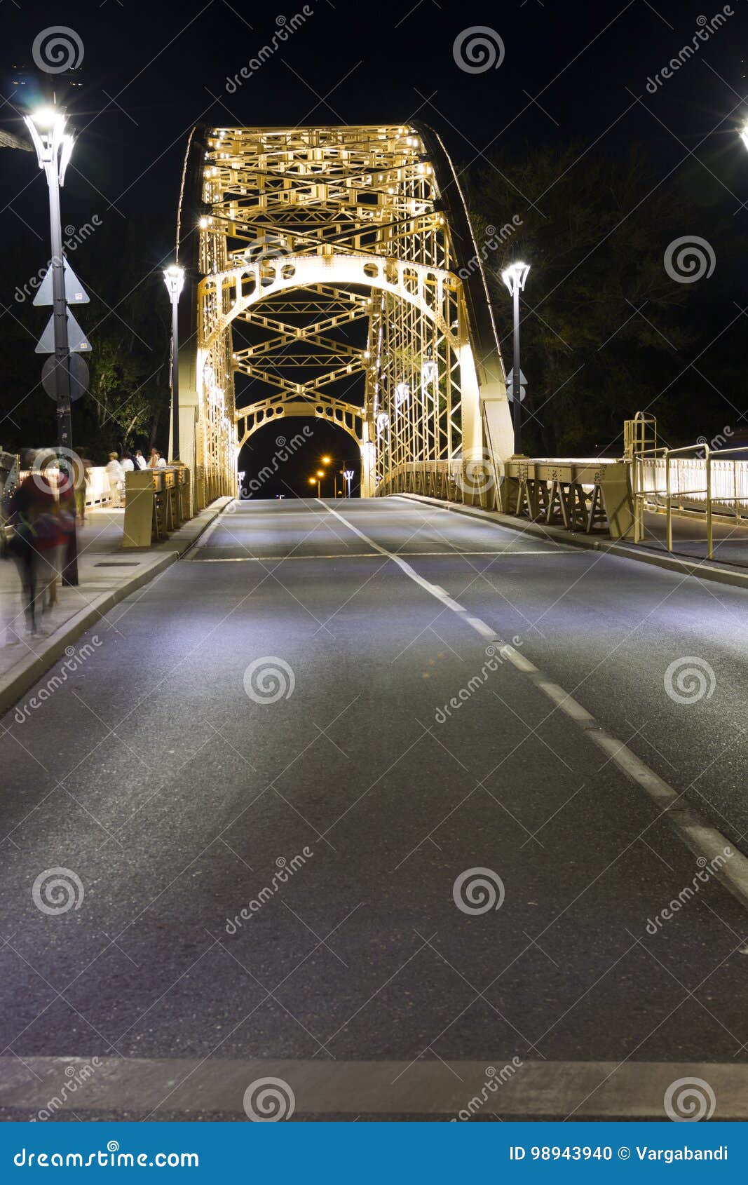 Kossuth Bridge, Hungary, Gyor Editorial Image - Image of danube ...