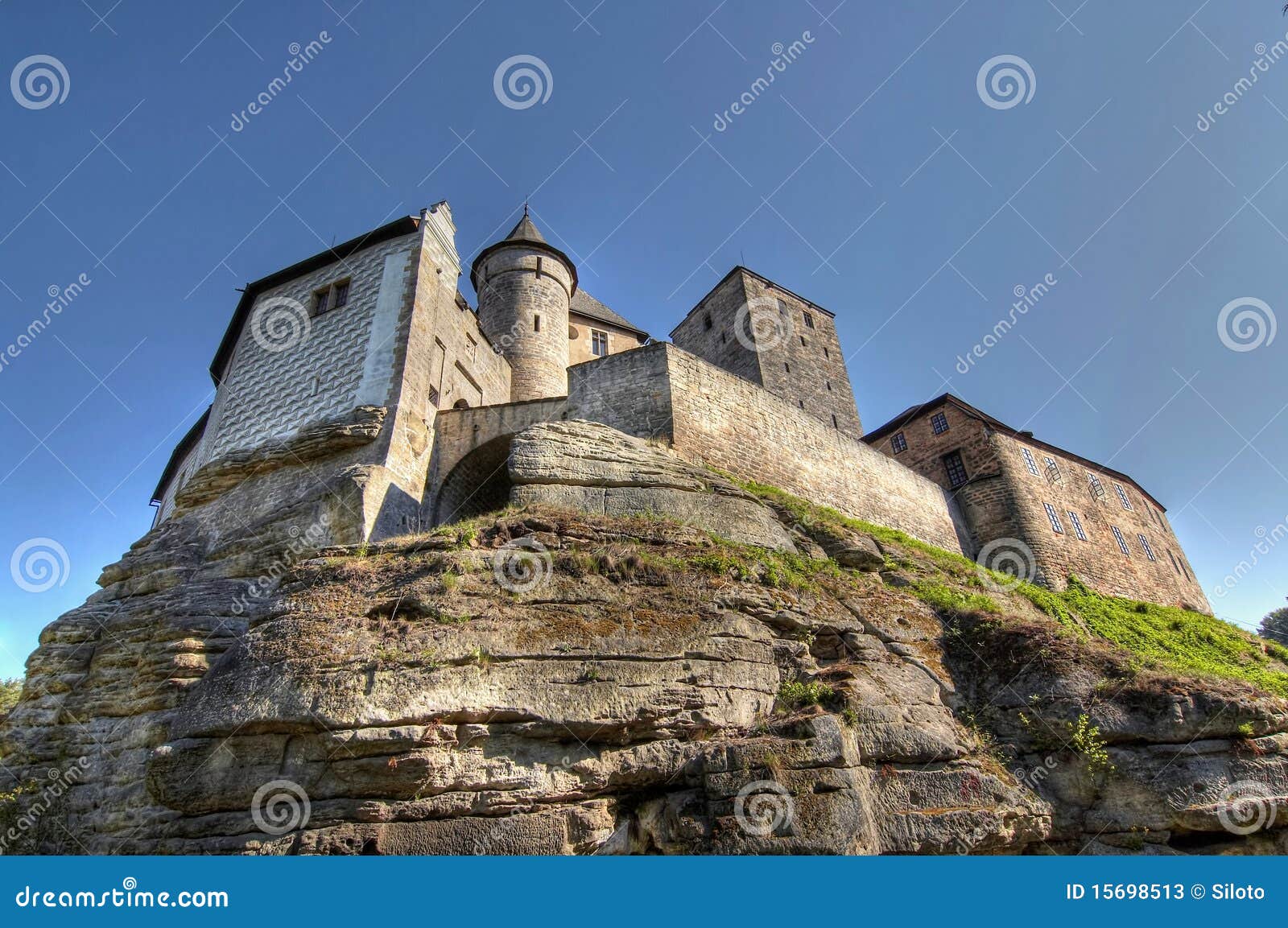 Kost Castle stock image. Image of gothic, embattled, castellation ...