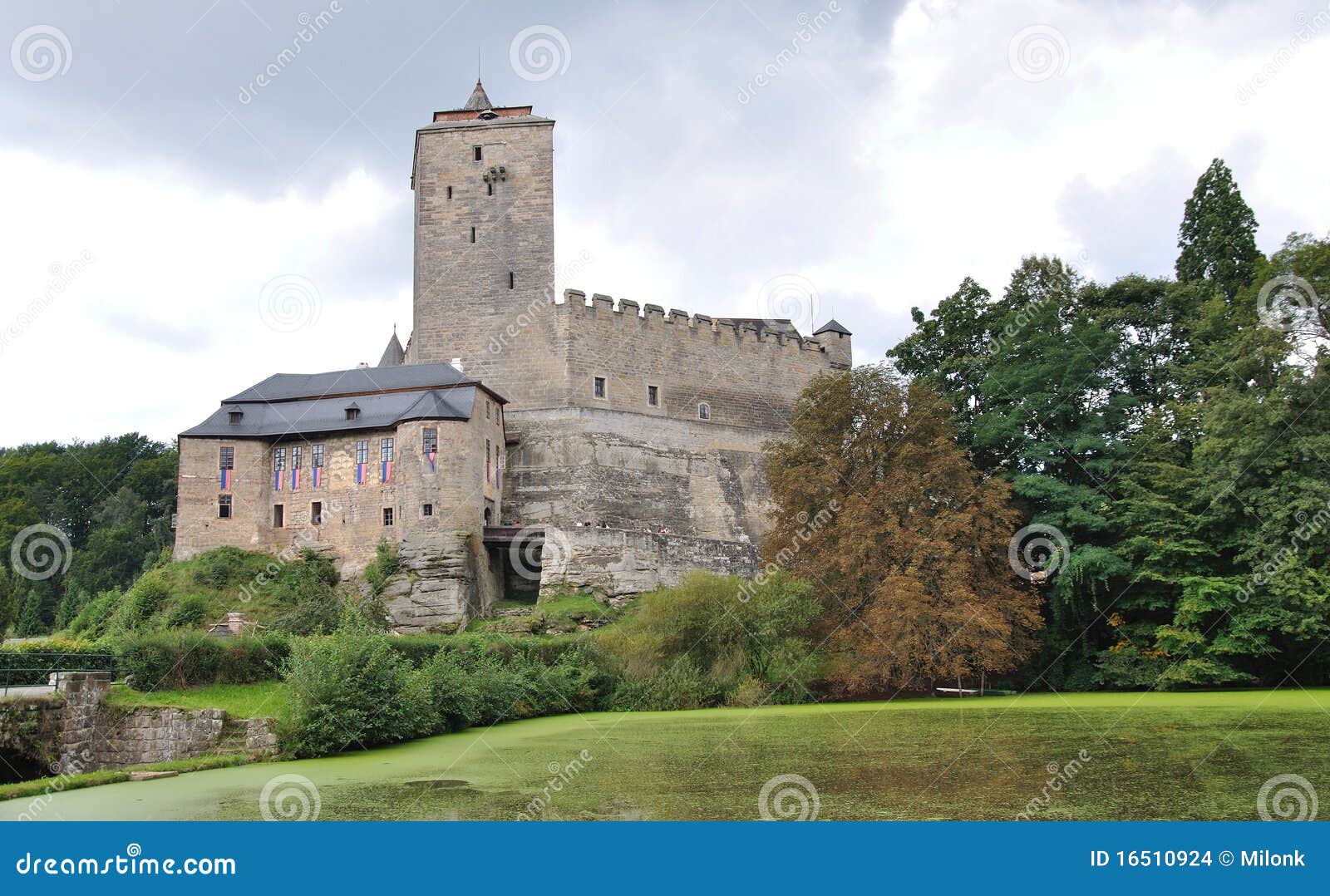Kost castle stock photo. Image of europe, dusk, manor - 16510924
