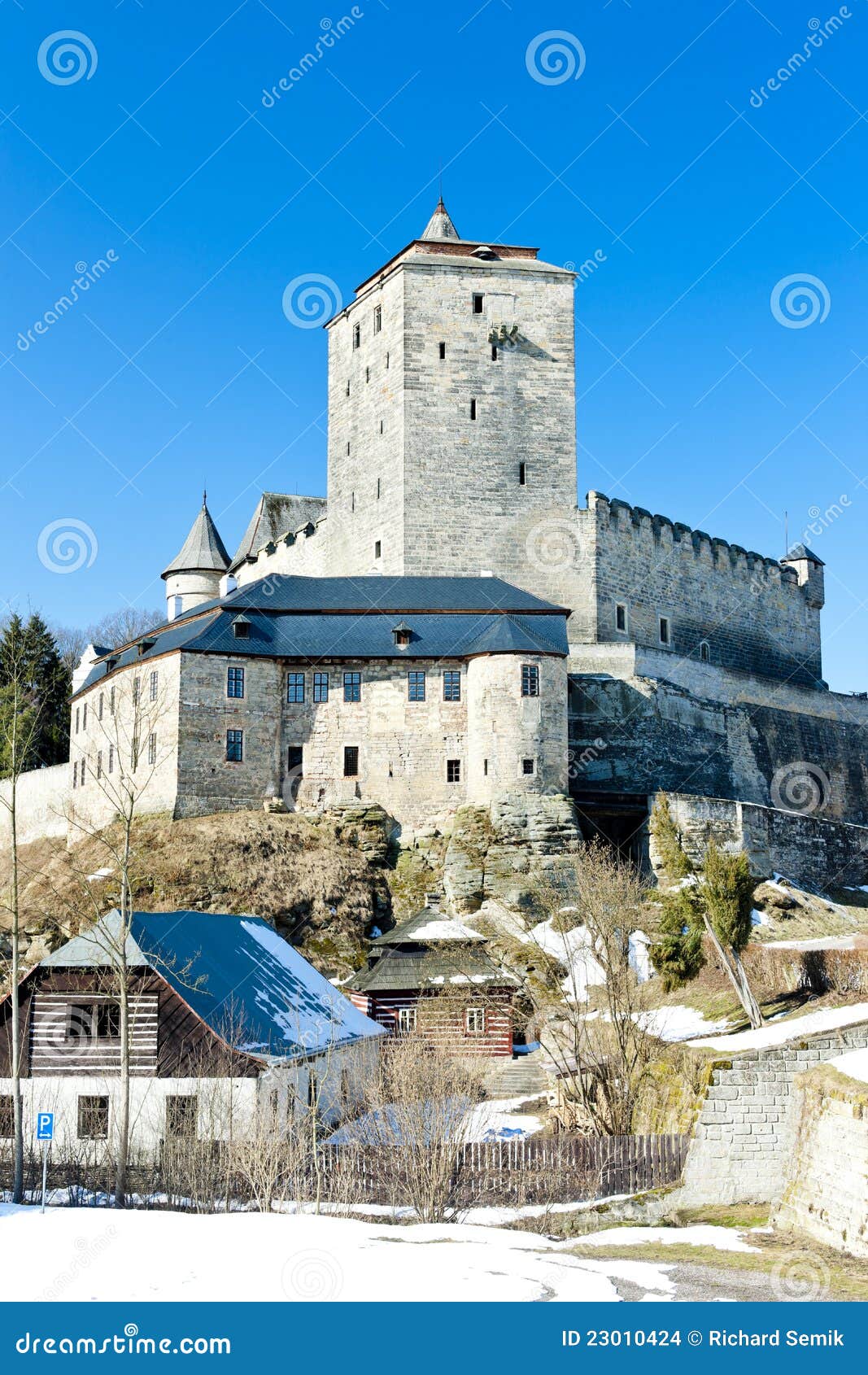 Kost Castle stock photo. Image of castle, central, exteriors - 23010424