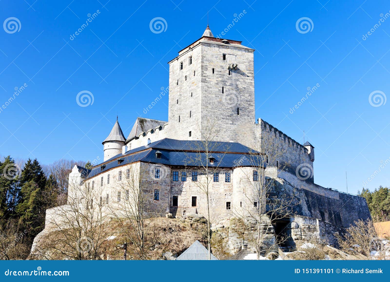 Kost Castle, Czech Republic Stock Image - Image of central, history ...