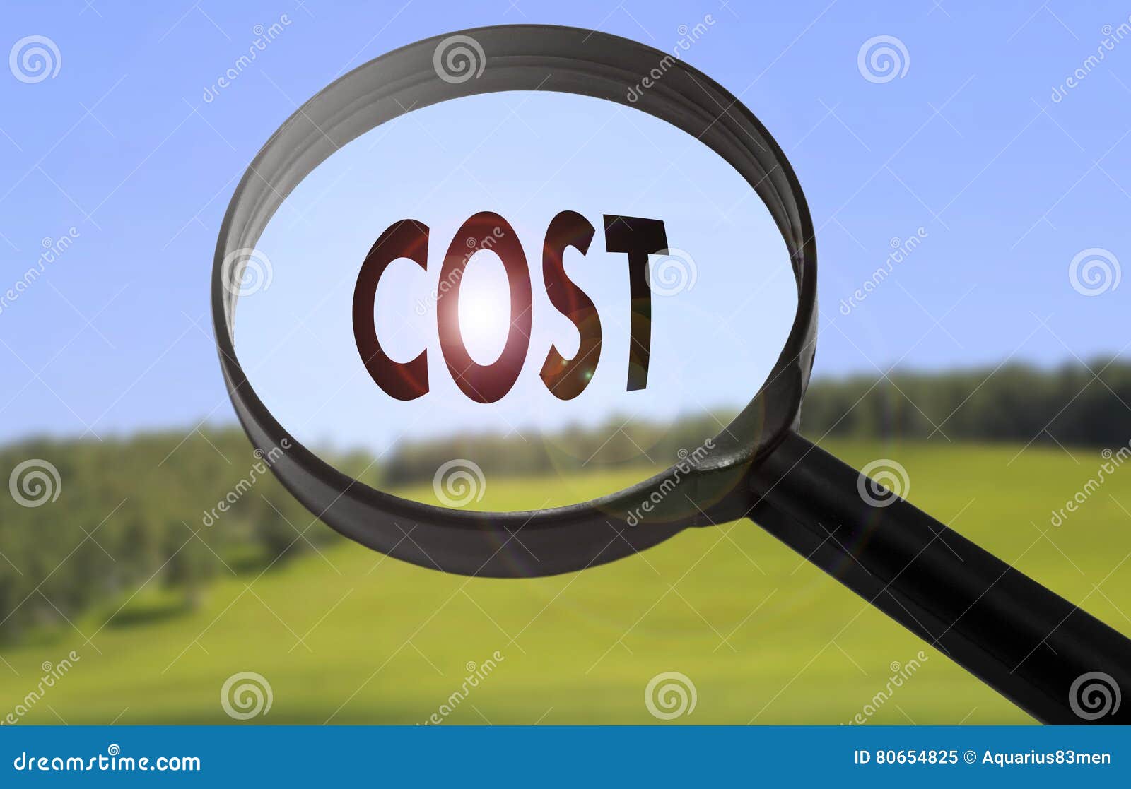 Kosten stock afbeelding. Image of presteer, half, financiën - 80654825