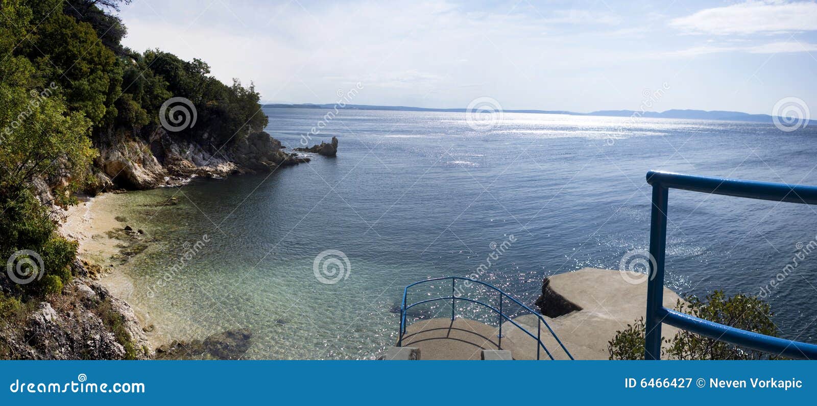 Kostrena beach stock image. Image of coastline, beach - 6466427