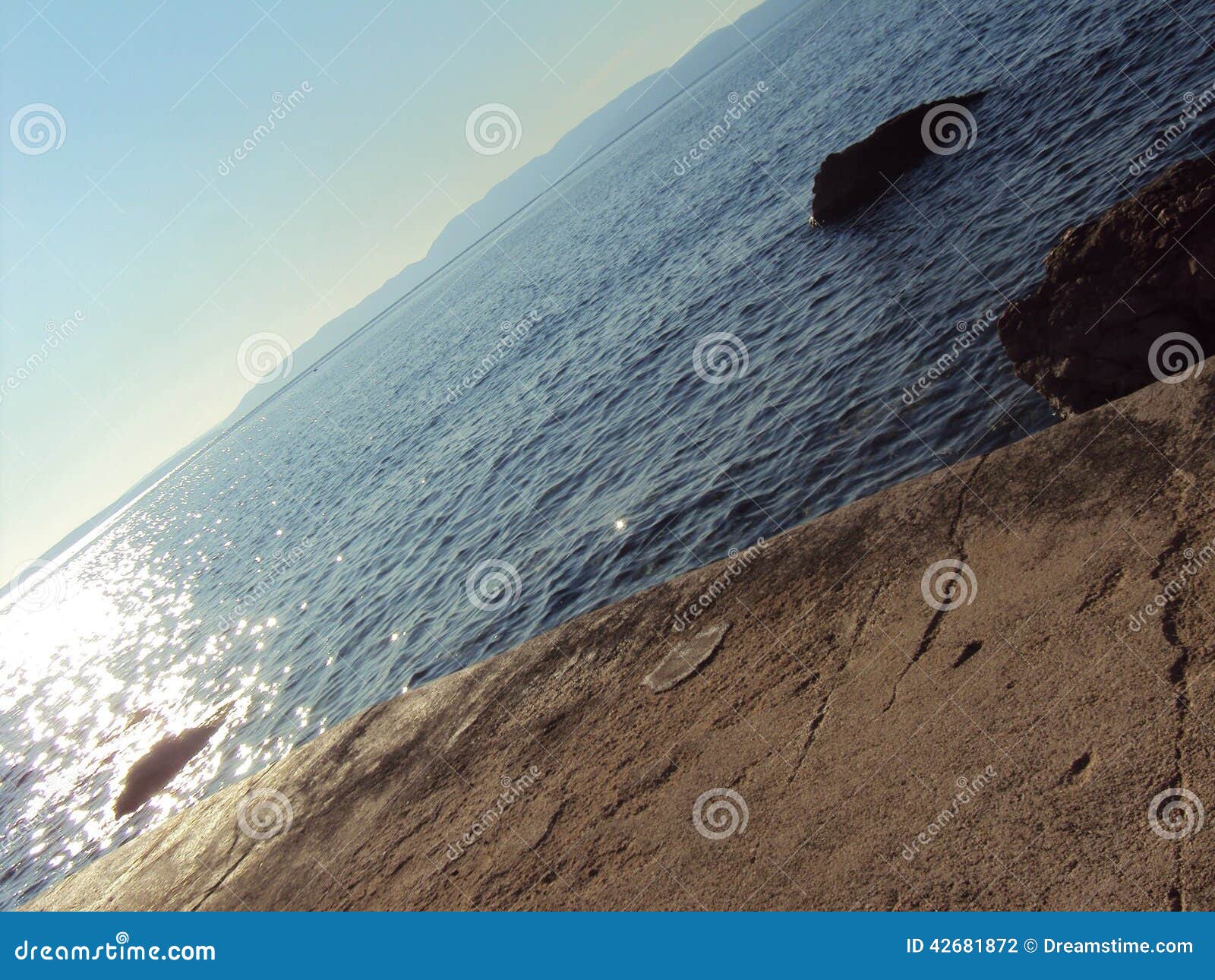 Kostrena, Croatia stock photo. Image of sunshine, europe - 42681872