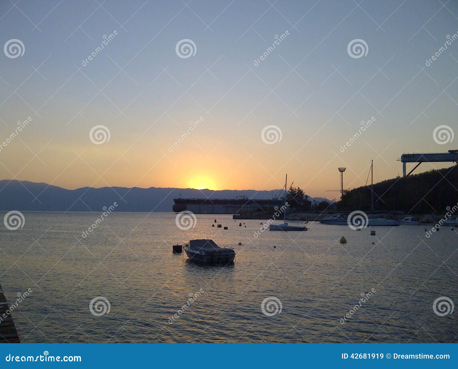 Kostrena, Croatia stock image. Image of ocean, morning - 42681919