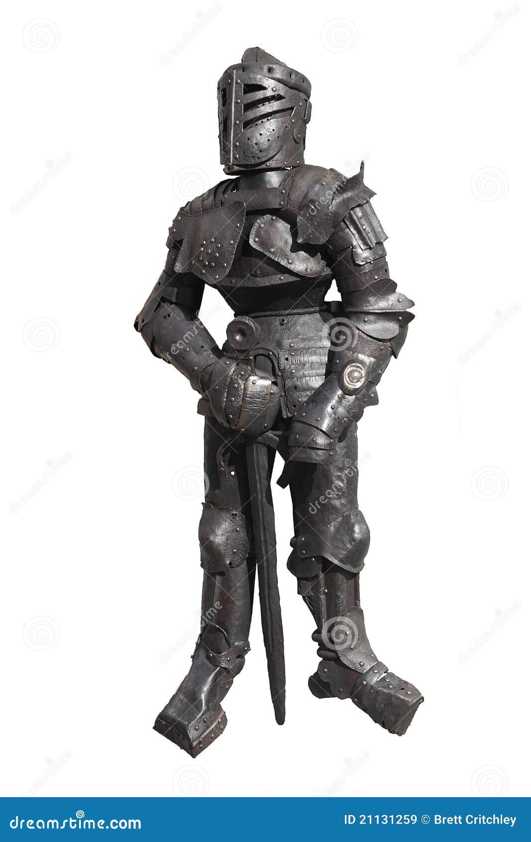 Kostuum van pantser stock afbeelding. Image of ridder - 21131259