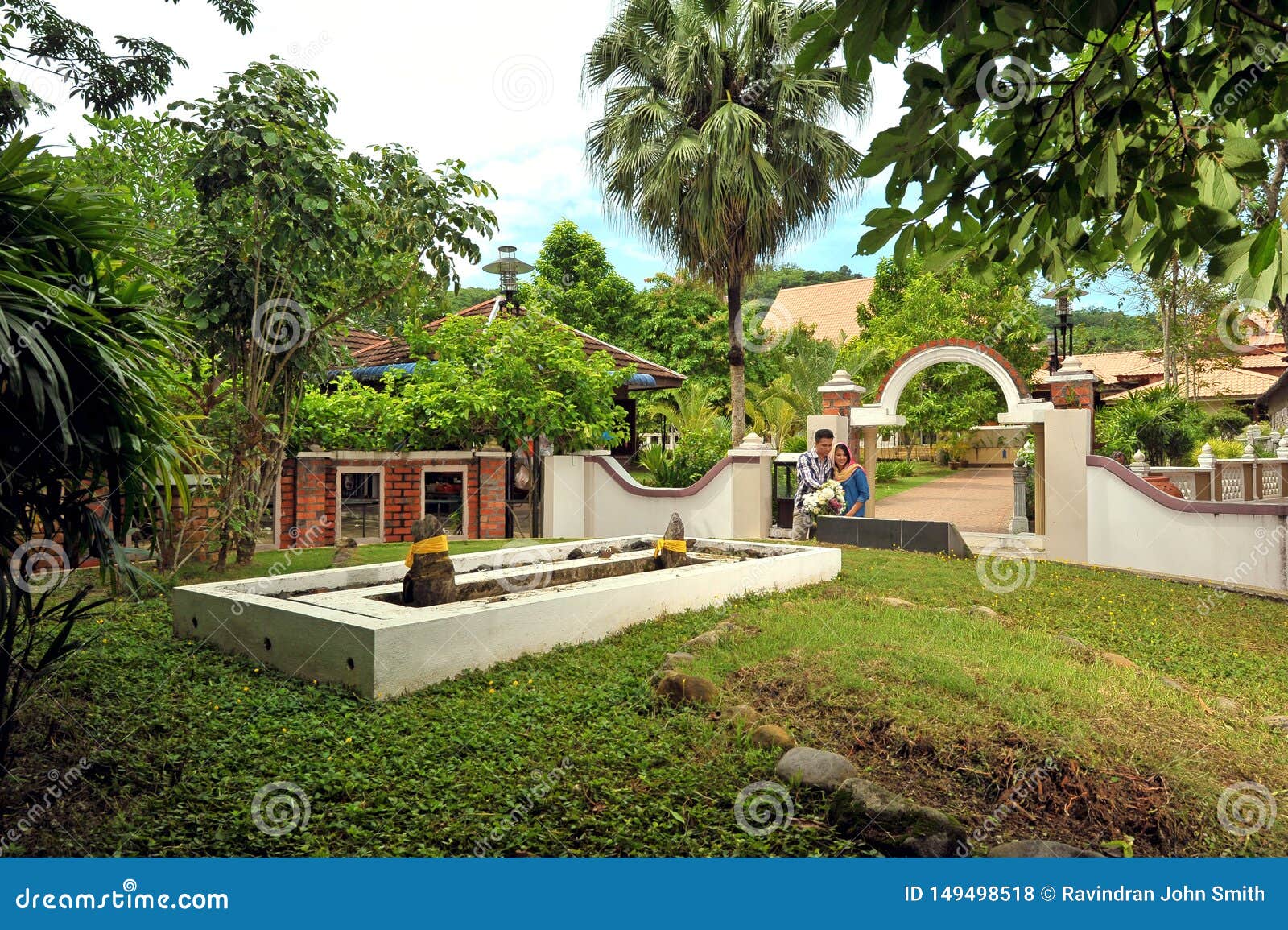 Mahsuri`s Tomb in Langkawi editorial stock photo. Image of islands ...
