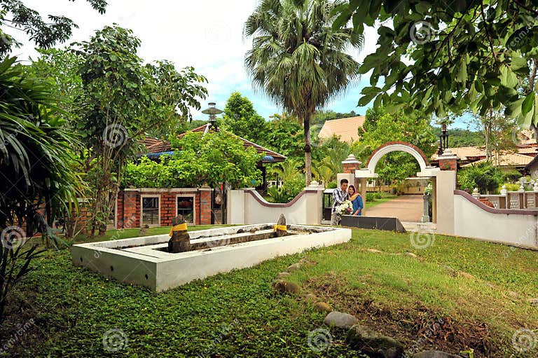 Mahsuri`s Tomb in Langkawi editorial stock photo. Image of islands ...