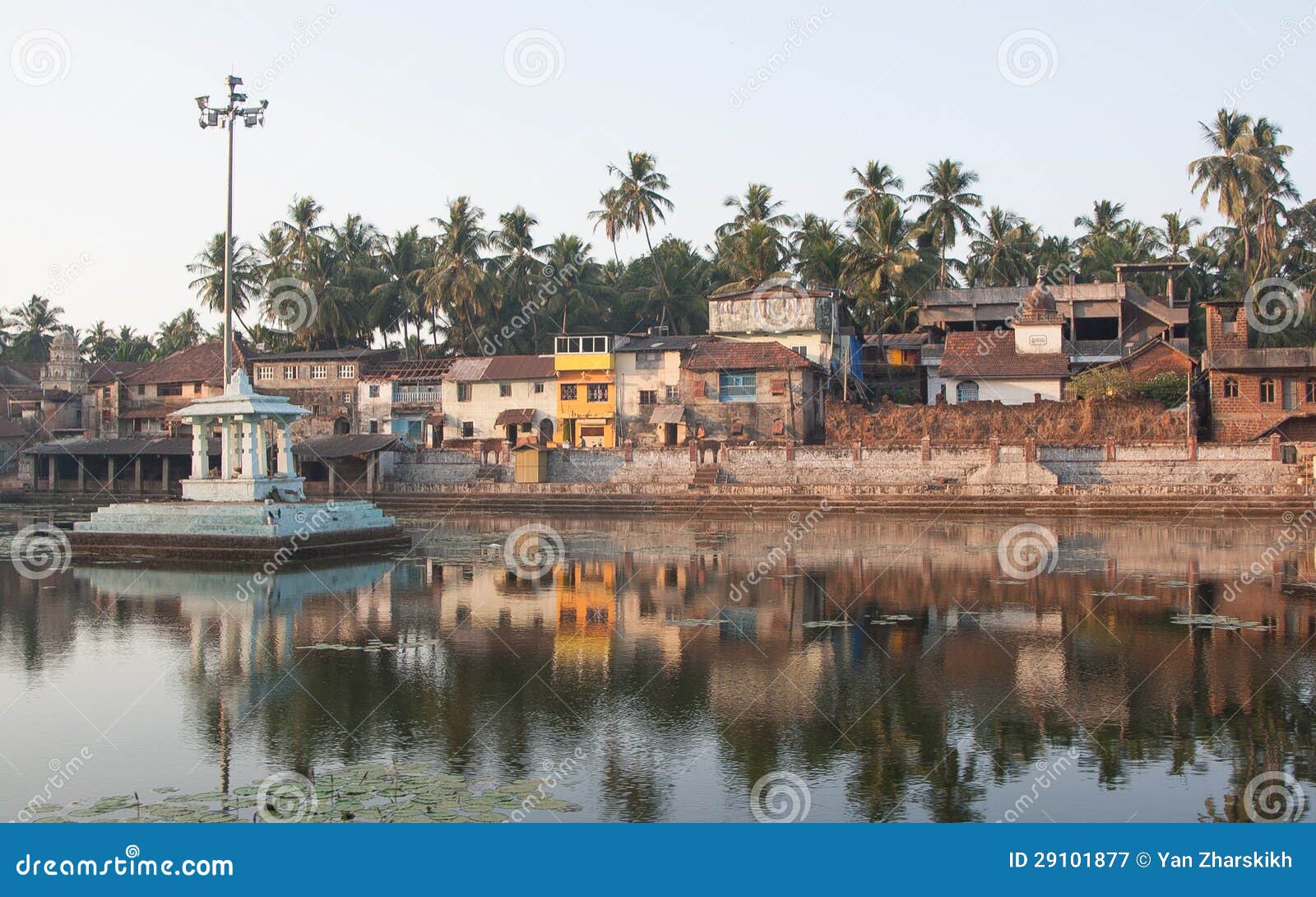 Koti Tirtha sacral pond stock image. Image of accommodation - 29101877