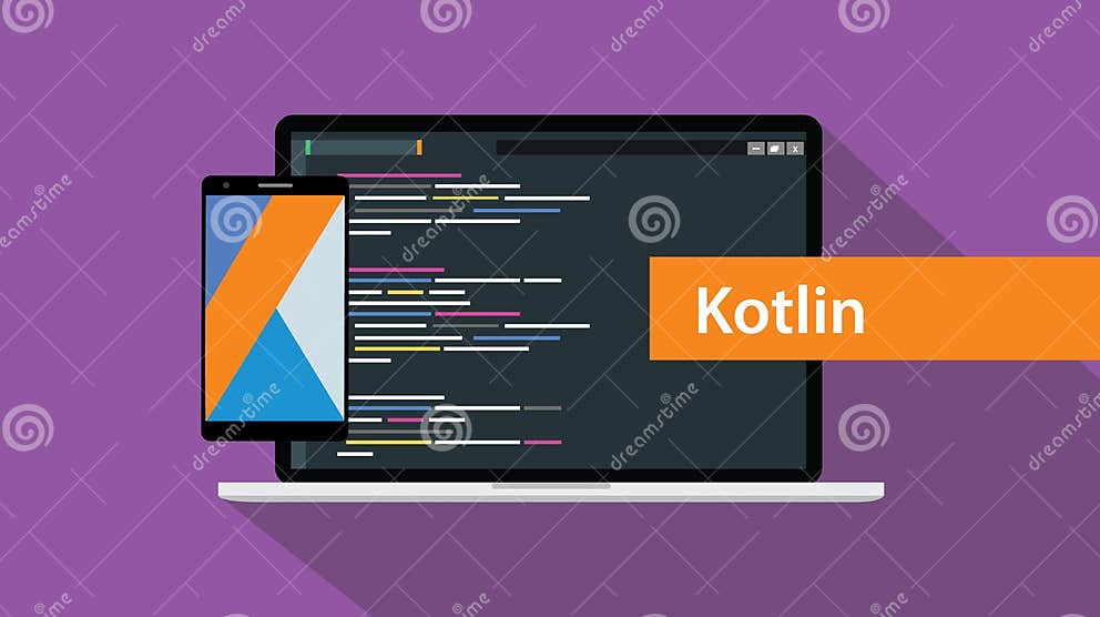 Kotlin Mobile Application Programming Language Coding Software ...