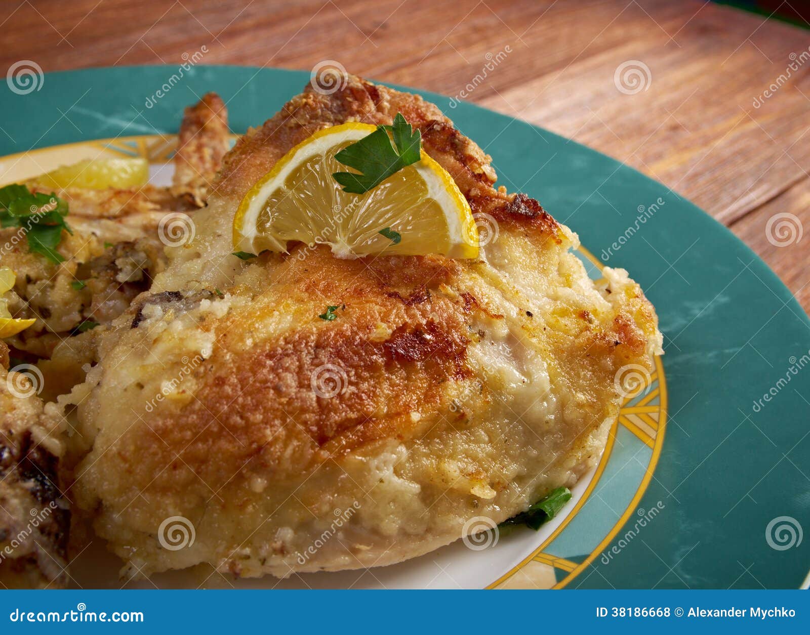 Kotopoulo Lemonato stock photo. Image of dish, pita, food - 38186668