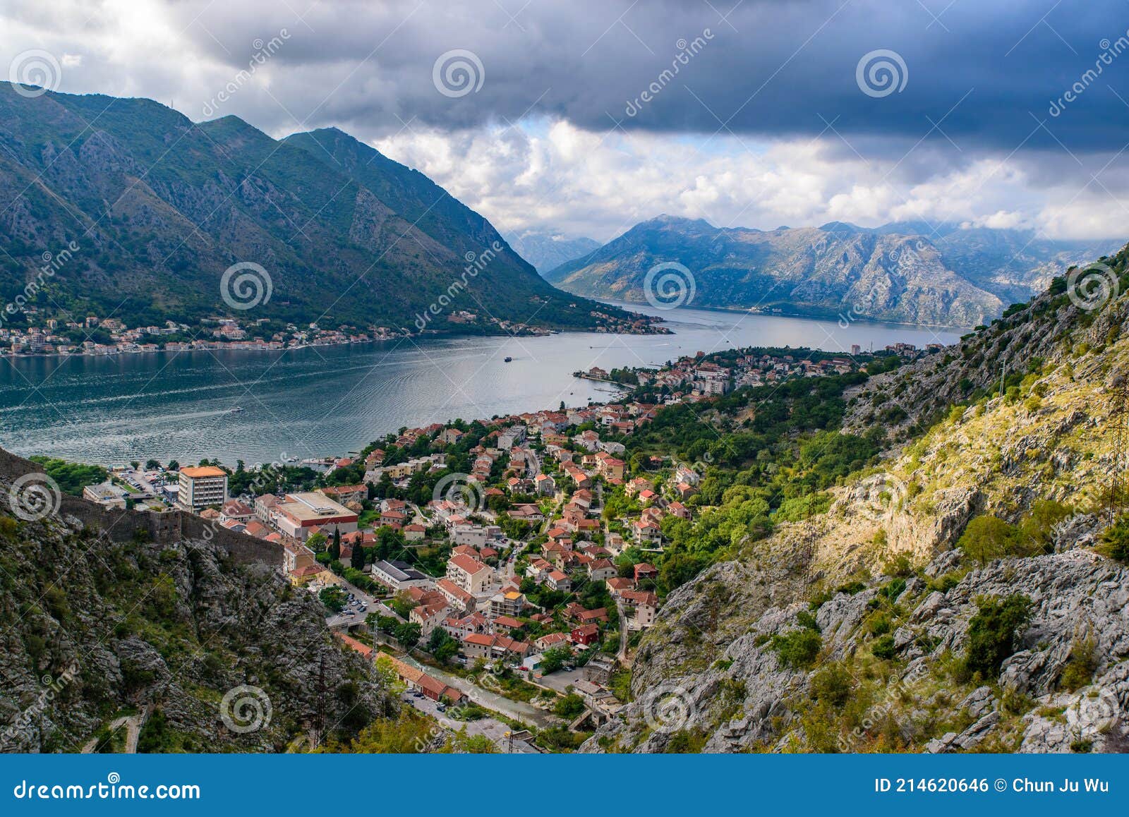 Kotor and Gulf of Kotor, a World Heritage Site Stock Photo - Image of ...