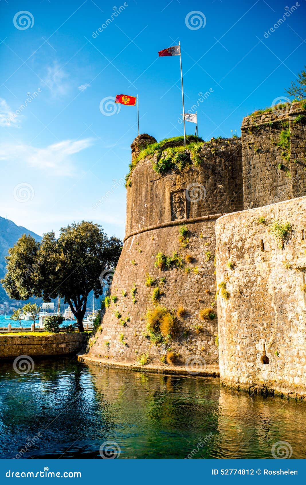 Kotor Old City in Montenegro Stock Photo - Image of fortifications ...