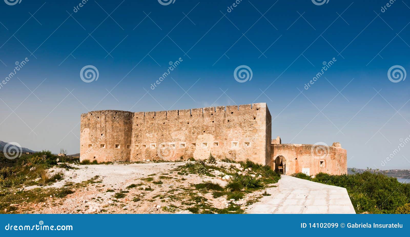 Koulos Fortress stock image. Image of travel, europe - 14102099
