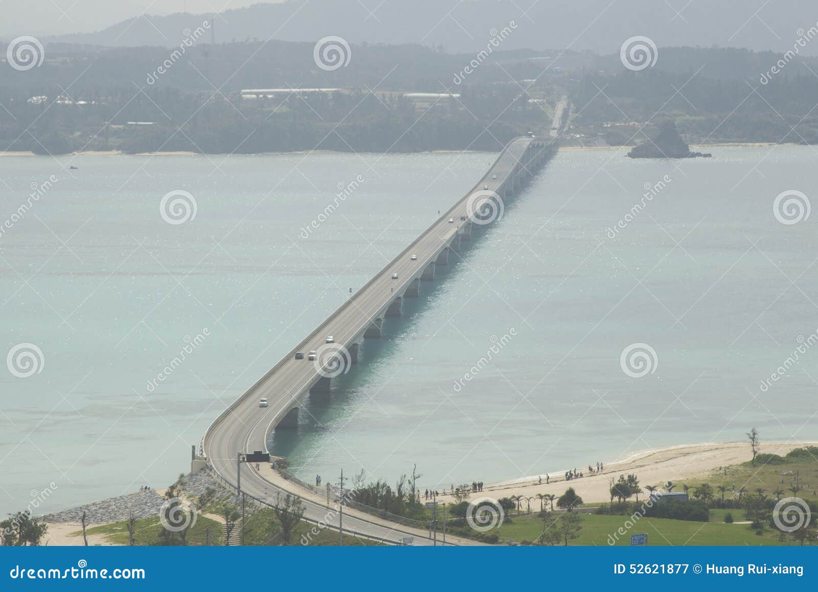 The Kouri Bridge in OKINAWA Stock Image - Image of island, highway ...