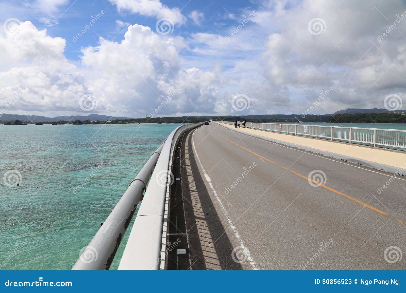 Kouri Bridge in Okinawa, Japan Stock Image - Image of bridge, japan ...